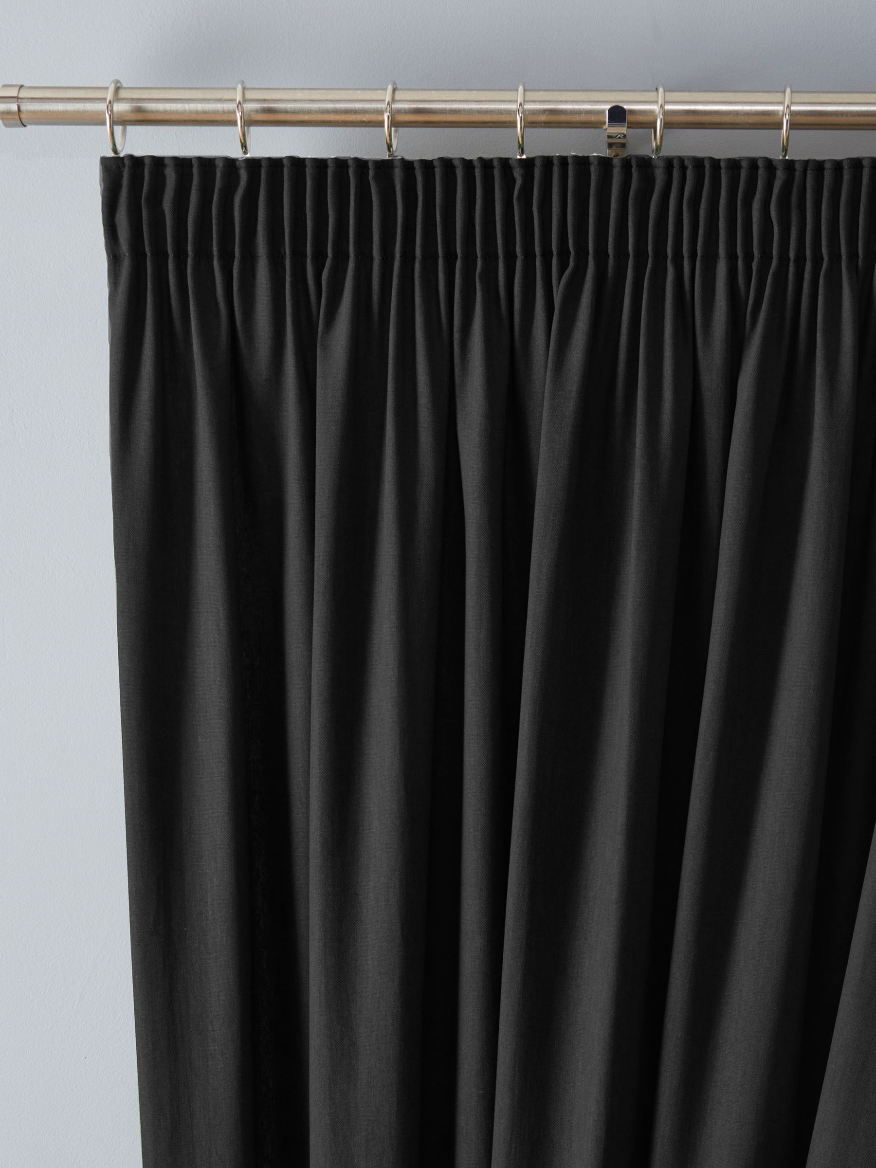 Buy Fusion Black Dijon Blackout & Thermal Insulated Curtains from the ...