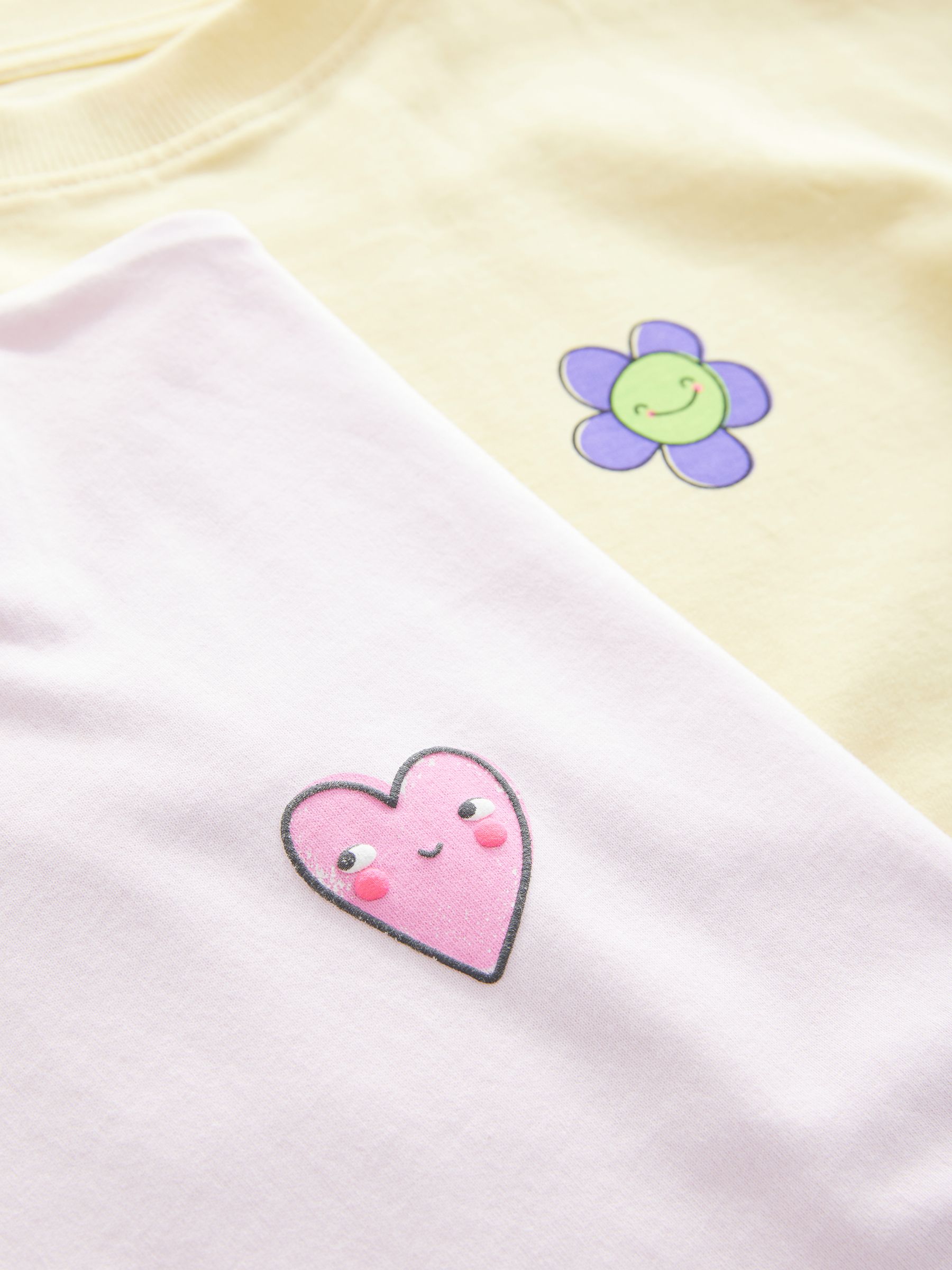 Buy Pink/Yellow Short Pyjamas 2 Pack (3-16yrs) from the Next UK online shop