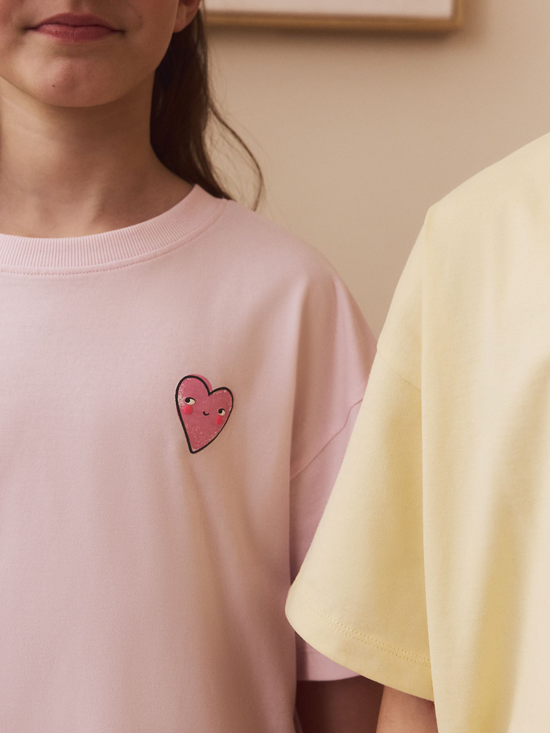 Buy Pink/Yellow Short Pyjamas 2 Pack (3-16yrs) from the Next UK online shop
