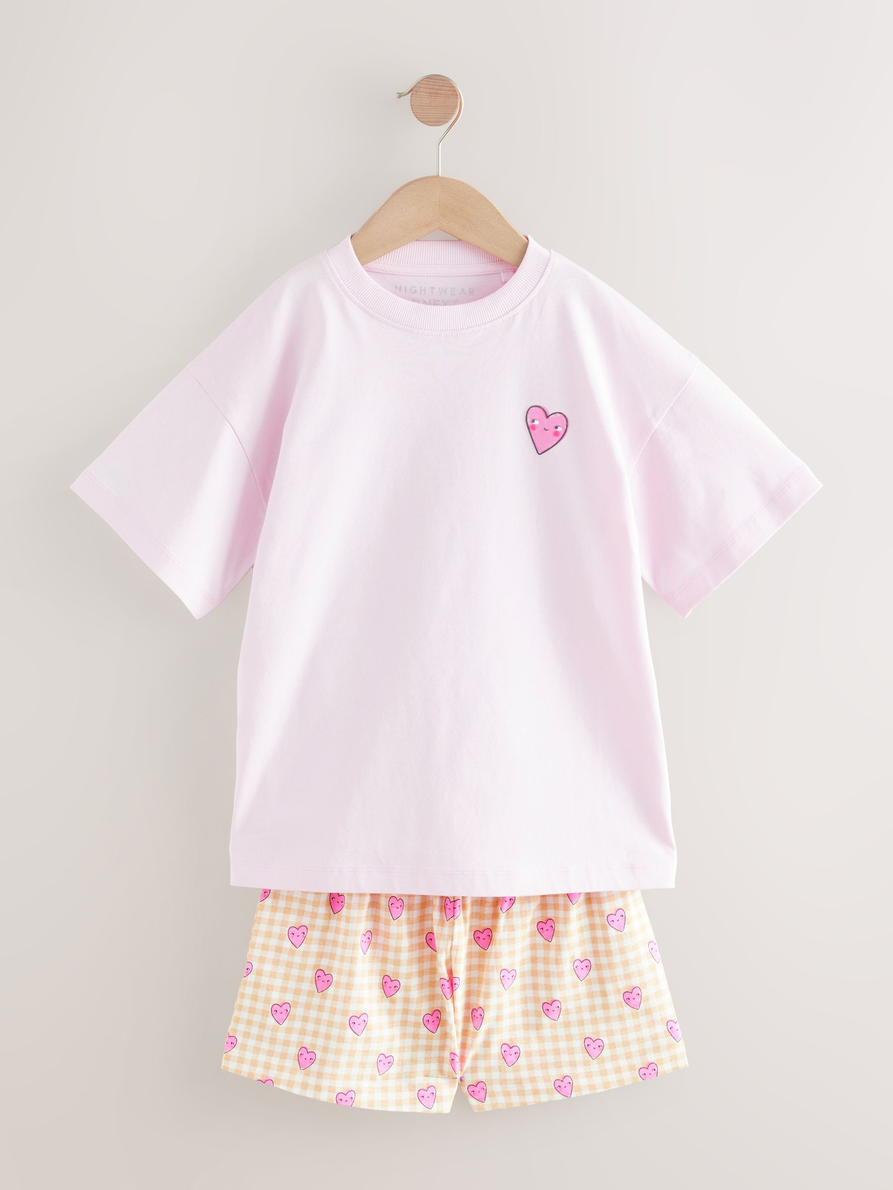 Buy Pink/Yellow Short Pyjamas 2 Pack (3-16yrs) from the Next UK online shop