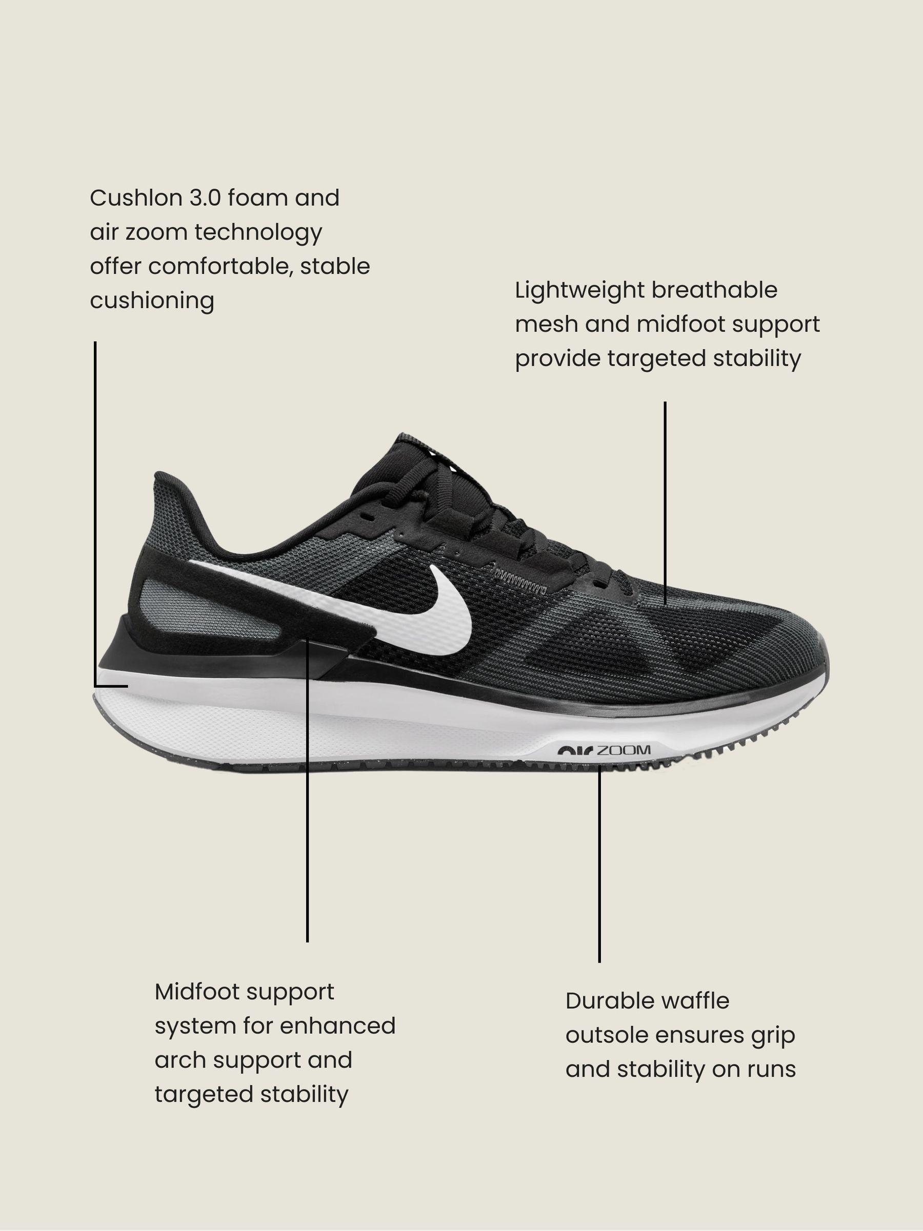 Buy Nike Blue Structure 25 Road Running Trainers from the Next UK ...