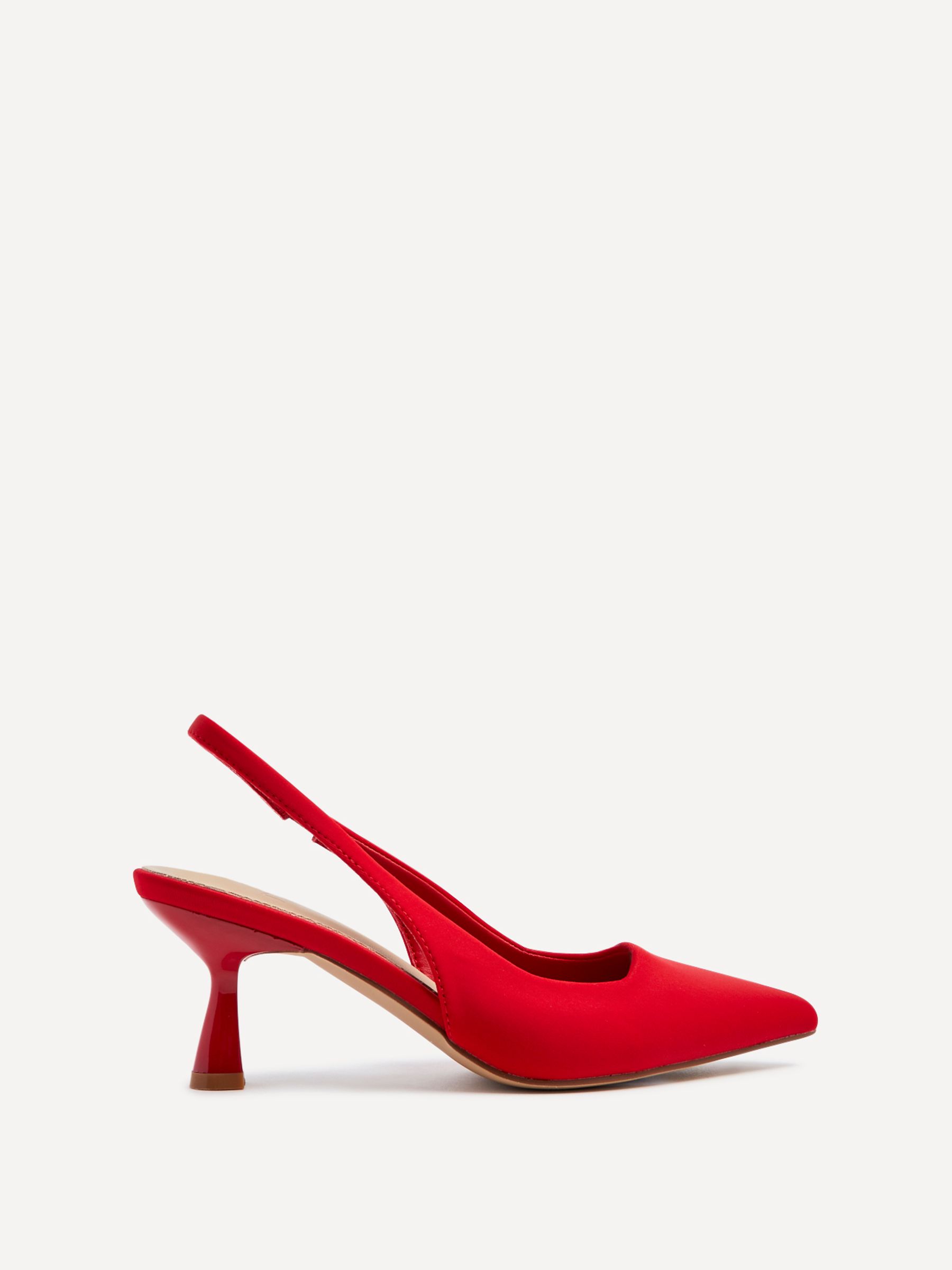 Buy Linzi Red Presley Stiletto Pointed Court Heels from the Next UK ...