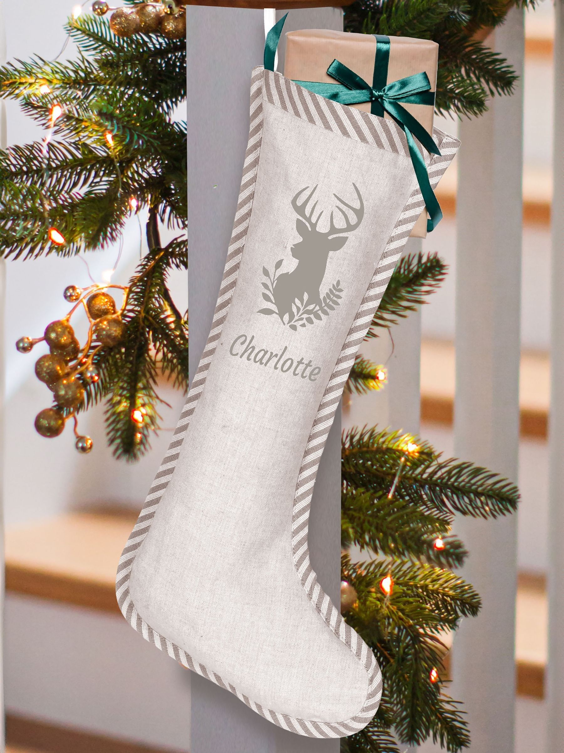 Buy 100% Cotton Personalised Stocking by Dibor from the Next UK online shop