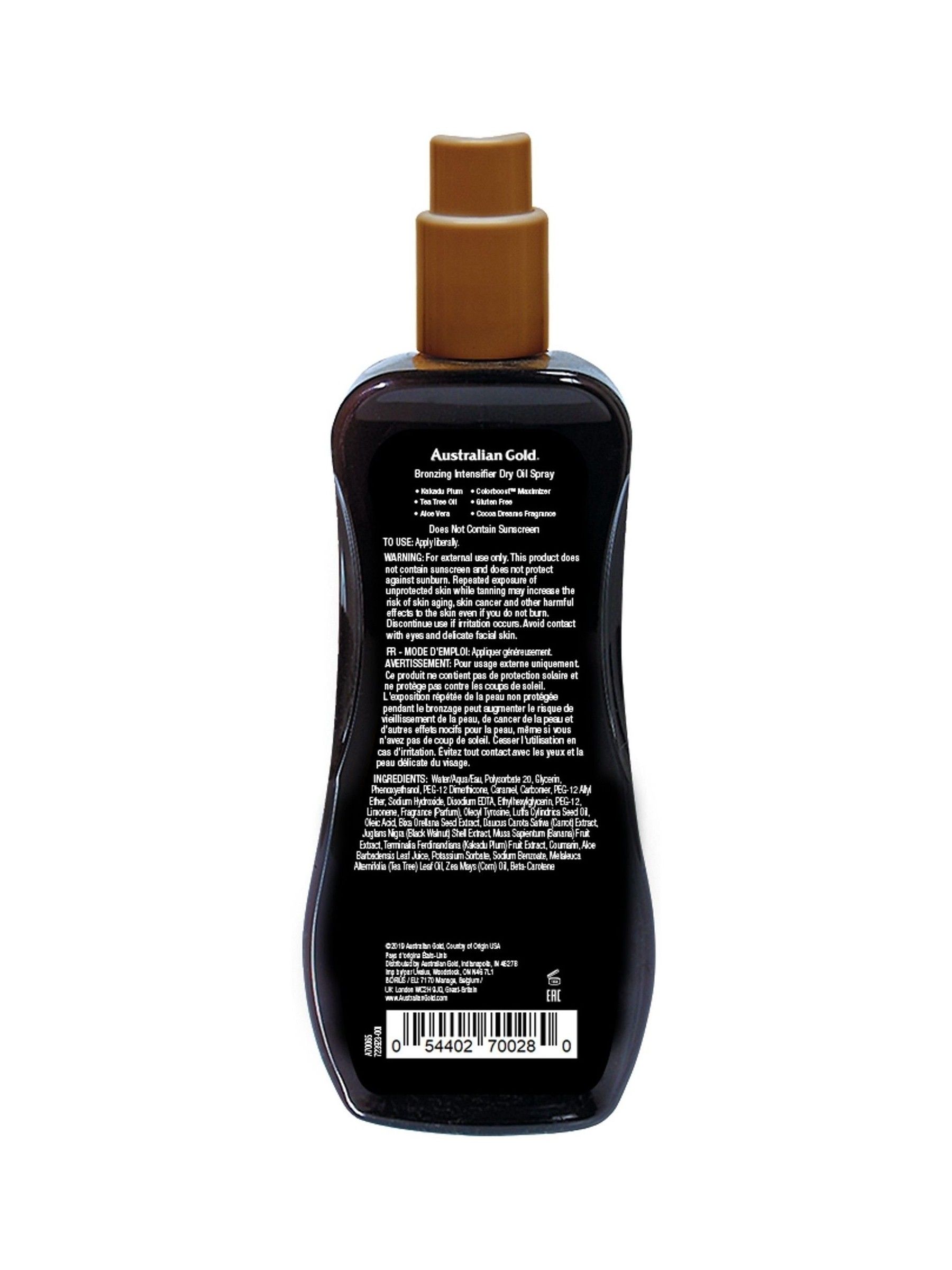 Buy Australian Gold Bronzing Intensifier Dry Oil Spray 237ml from the ...