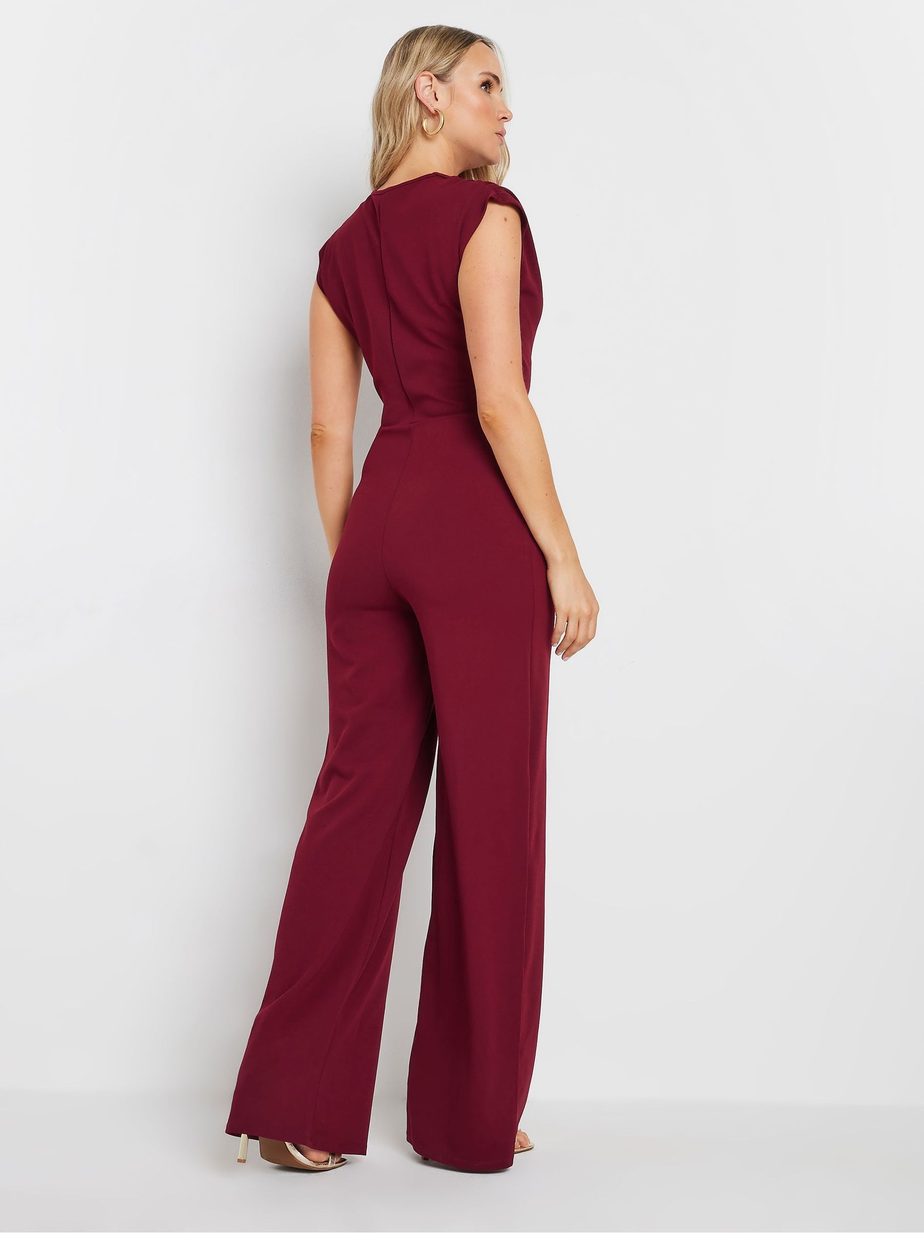 Buy Long Tall Sally Red Scuba Wrap Jumpsuit from the Next UK online shop