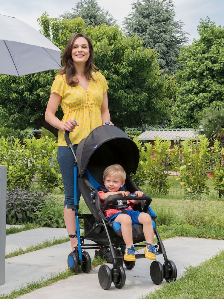 chicco echo stroller blue