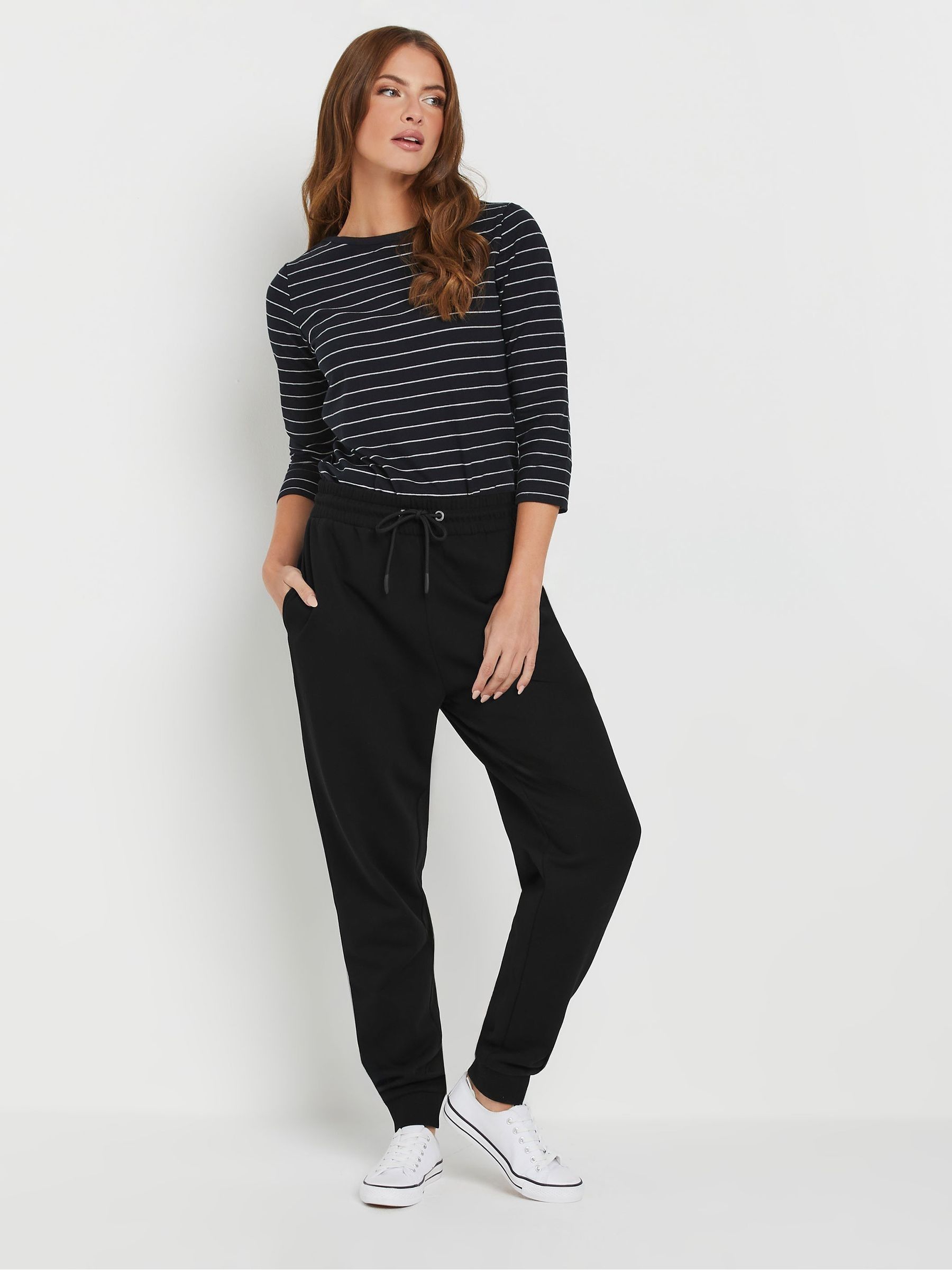 Buy M&Co Black Cuffed Drawtsring Joggers from the Next UK online shop