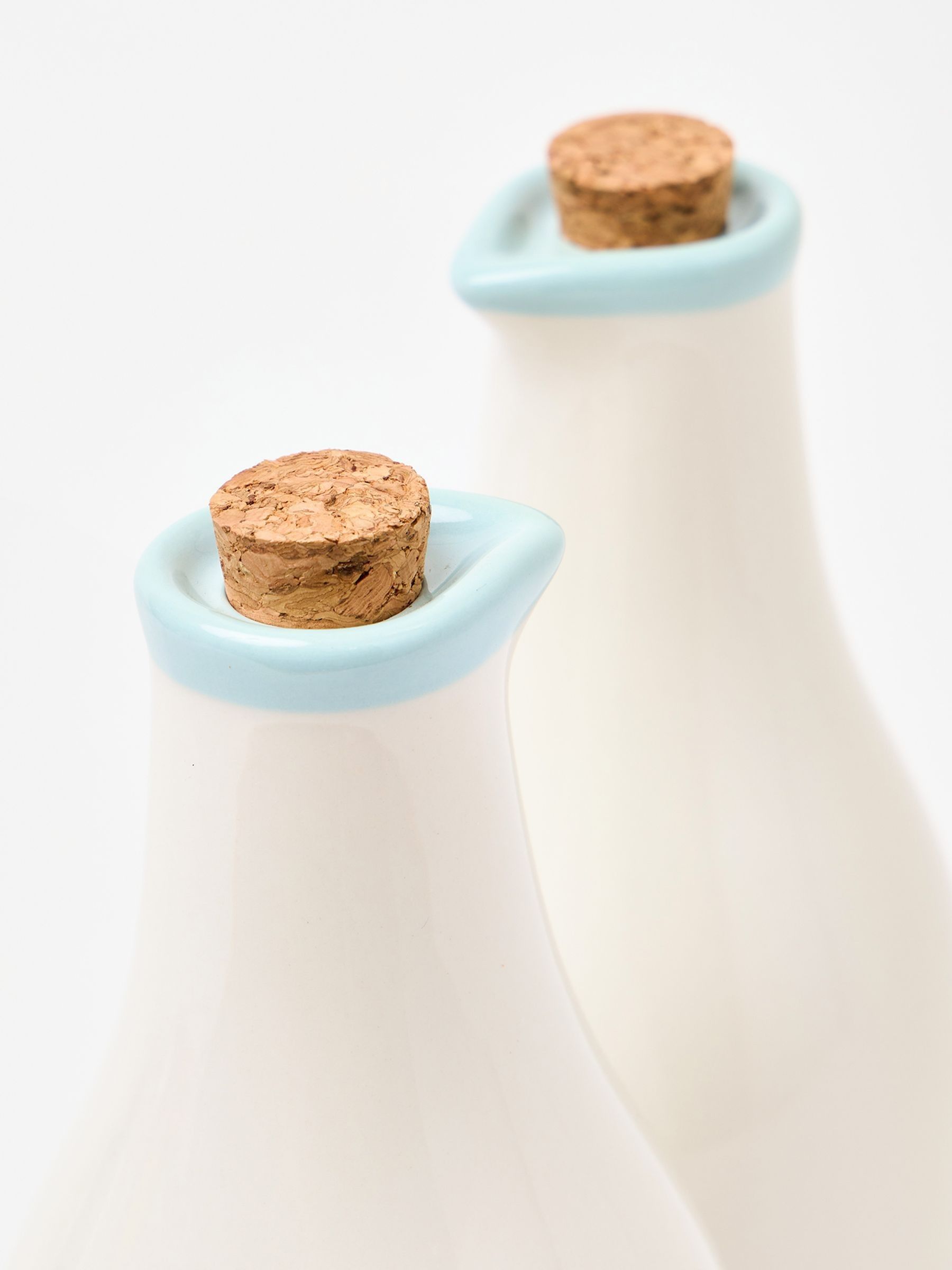 Buy Oliver Bonas Multi Ceramic Olive Oil & Vinegar Bottles Set of 2 ...