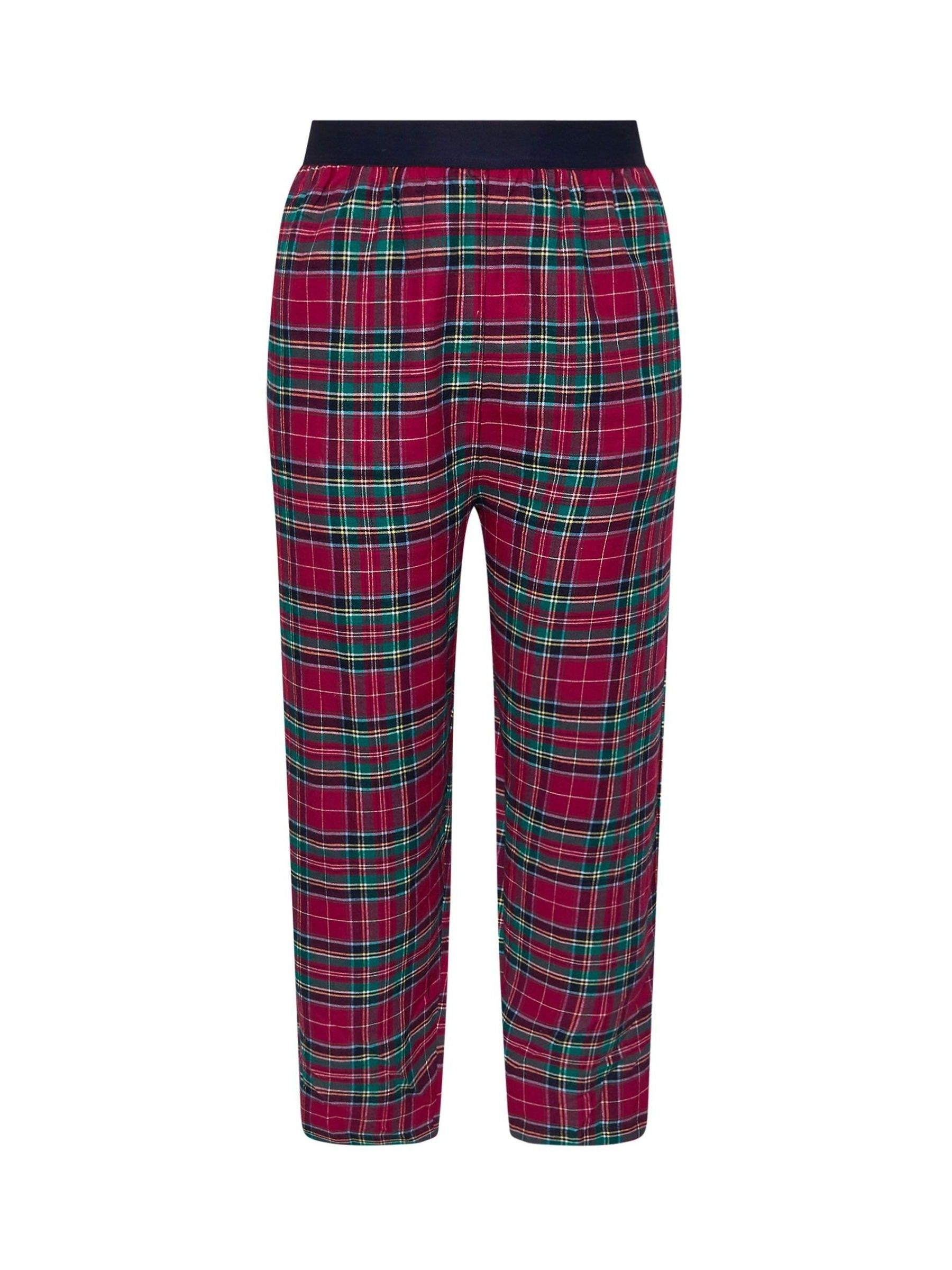 Buy Yours Curve Red Check Pyjamas from the Next UK online shop