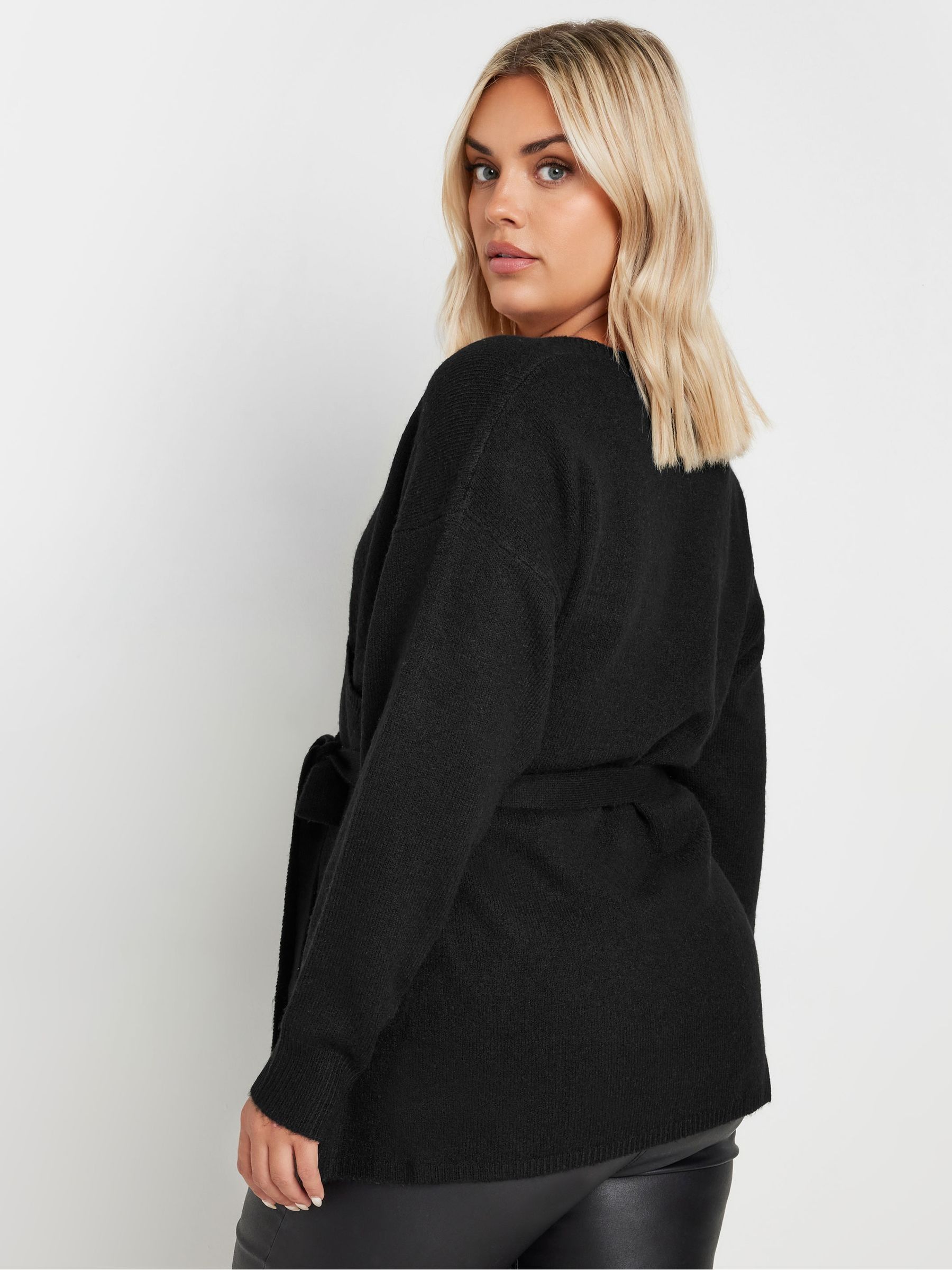 Buy Yours Curve Black Wrap Jumper from the Next UK online shop