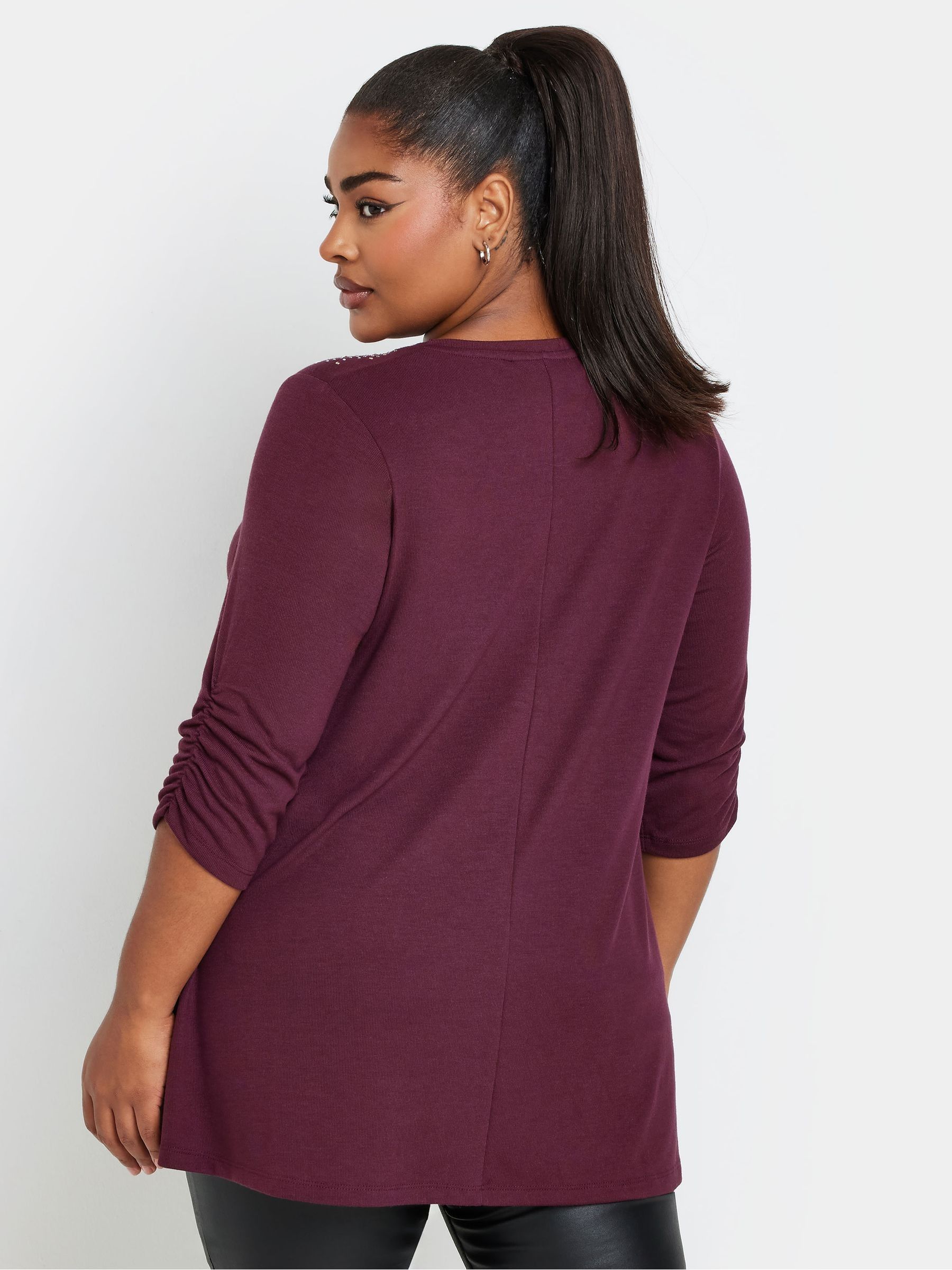 Buy Yours Curve Purple Stud Swing Tunics from the Next UK online shop