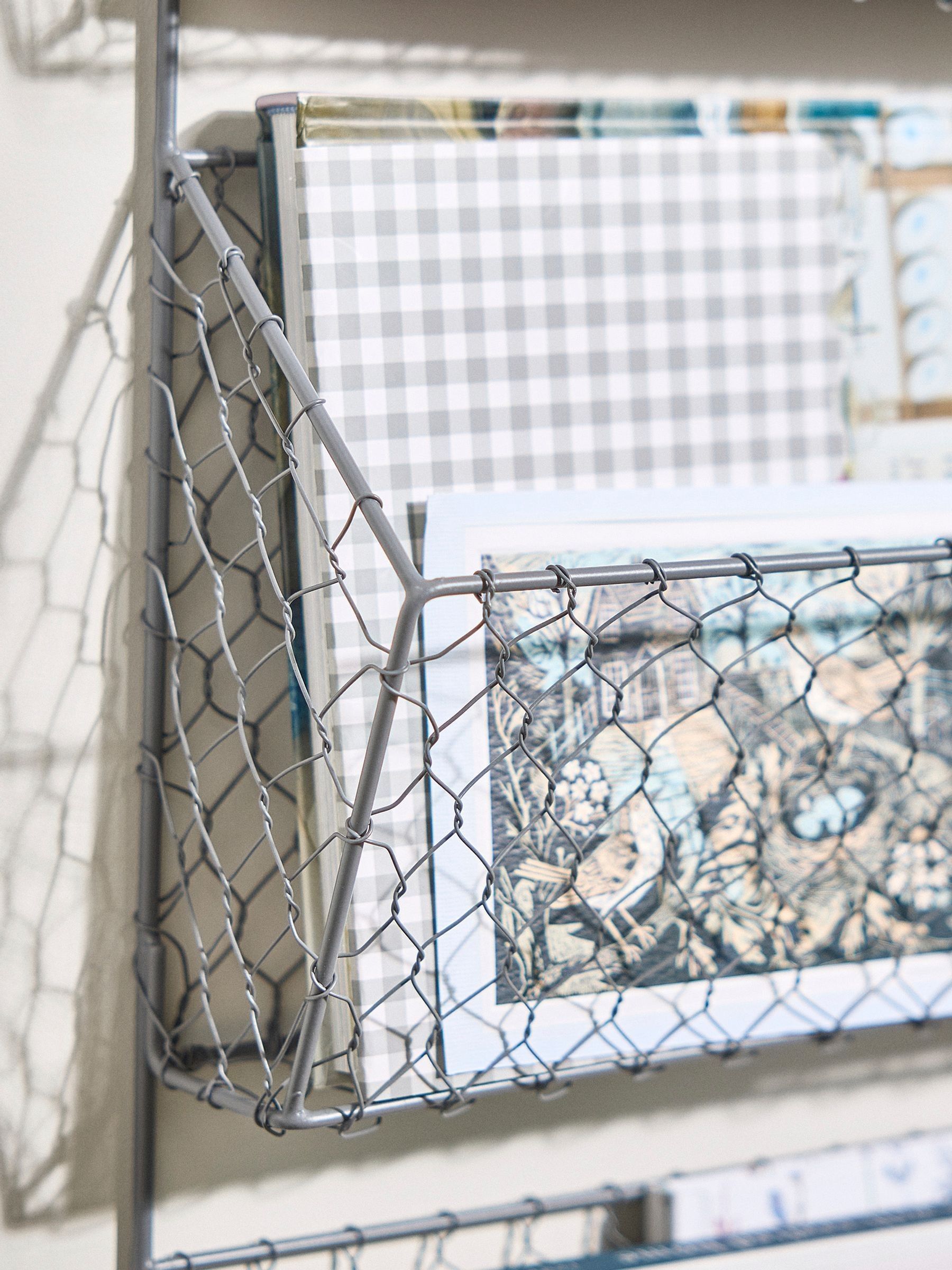 Buy Dibor Charcoal Grey 3 Section Wire Storage Rack from the Next UK ...