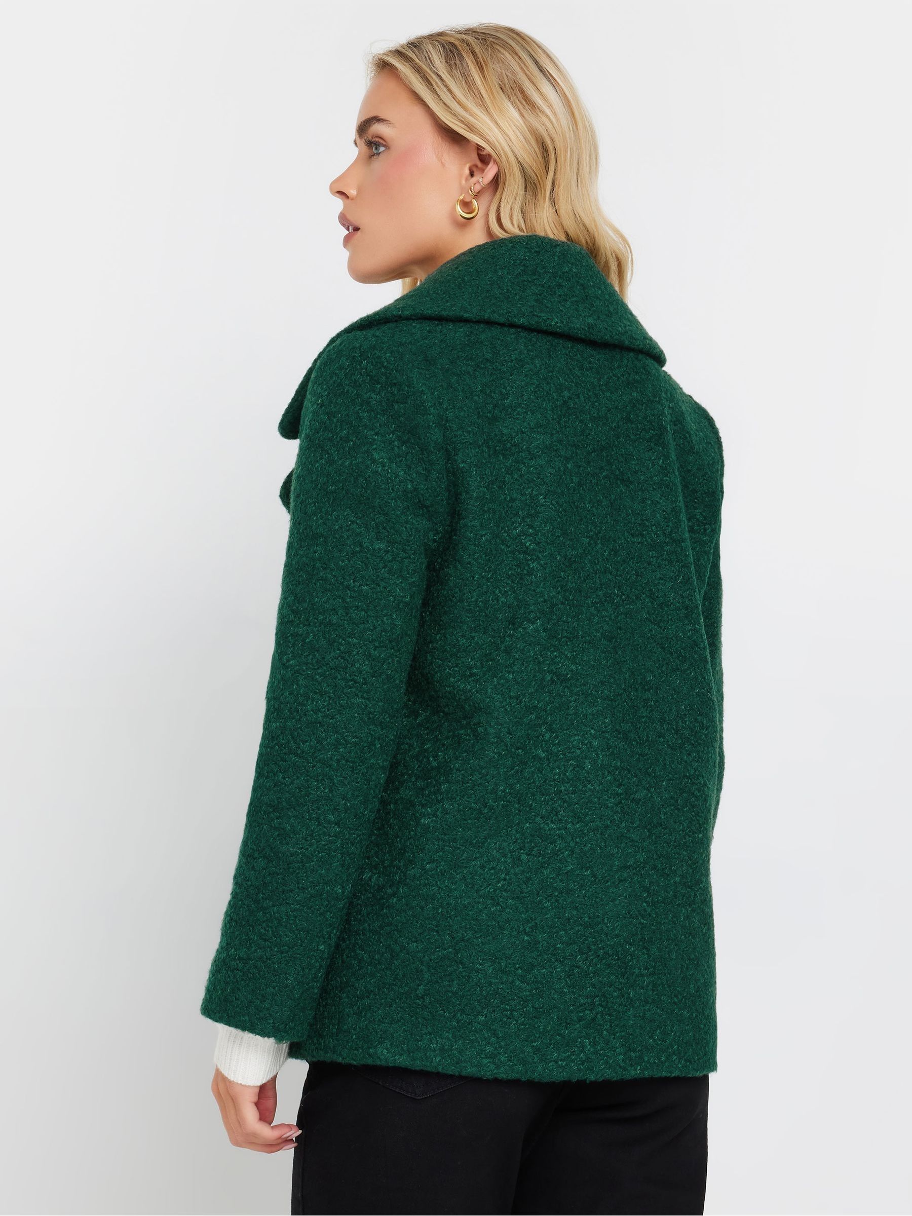 Buy M&Co Green Petite Pea Jacket from the Next UK online shop