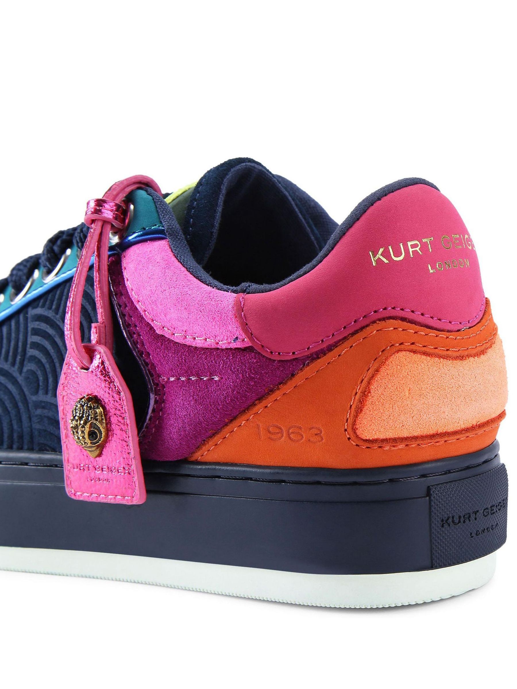 Buy Kurt Geiger London Blue Southbank Tag Trainers from the Next UK ...