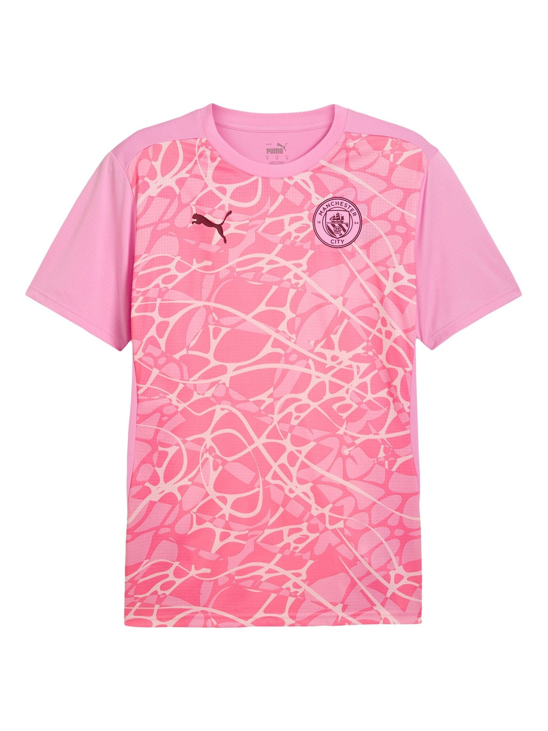 Buy Puma Pink Manchester City Pre Match Top from the Next UK online shop