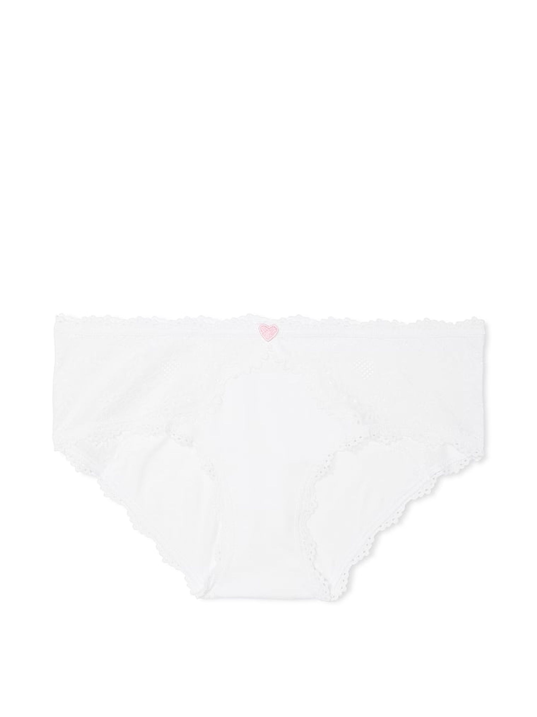 Buy Victoria's Secret White Hipster Heart Knickers from the Next UK ...