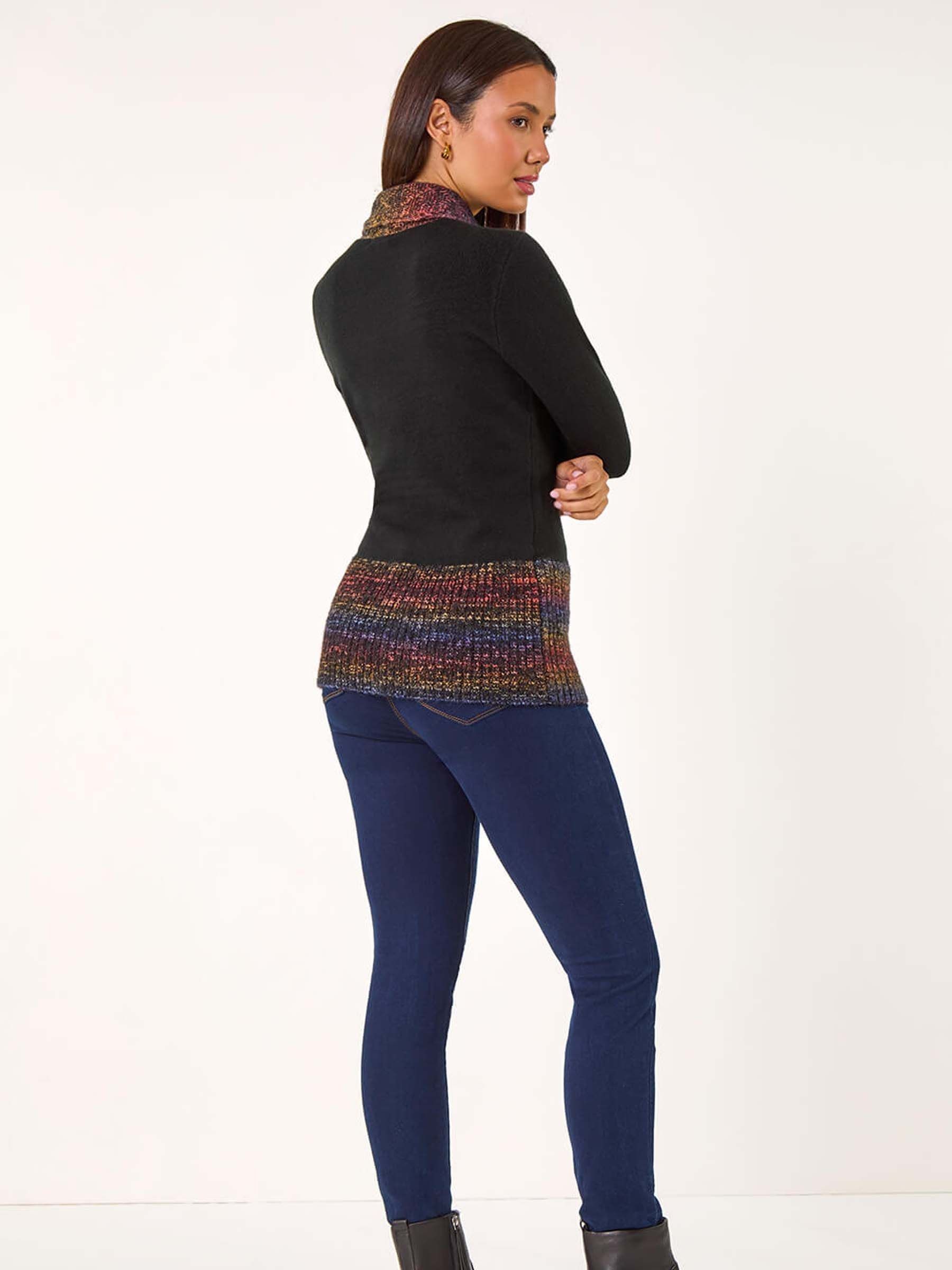 Buy Roman Red Colour Block Overlap V-Neck Jumper from Next Gibraltar