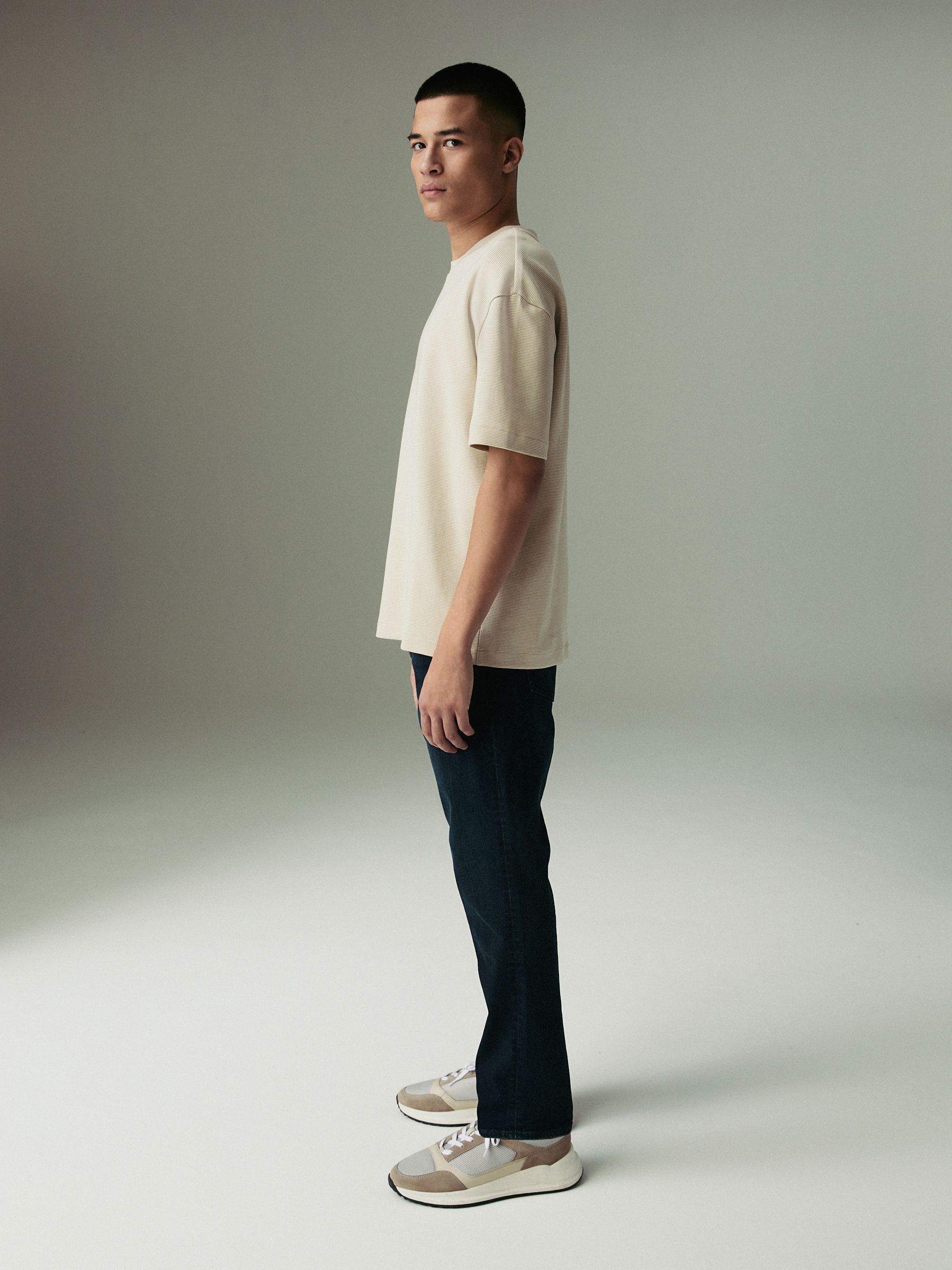 Buy Blue Deep Rinse Single Slim Fit Classic Stretch Jeans from the Next UK online shop