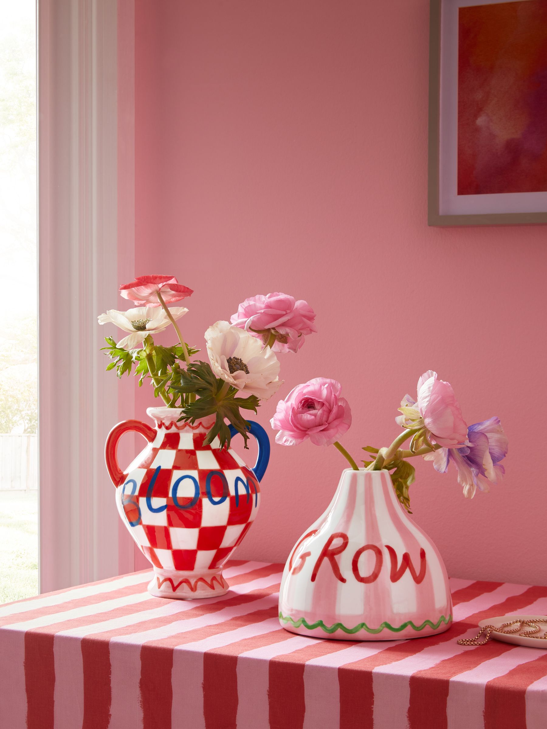 Buy Eleanor Bowmer Red/Pink Vases Set of 2 from the Next UK online shop