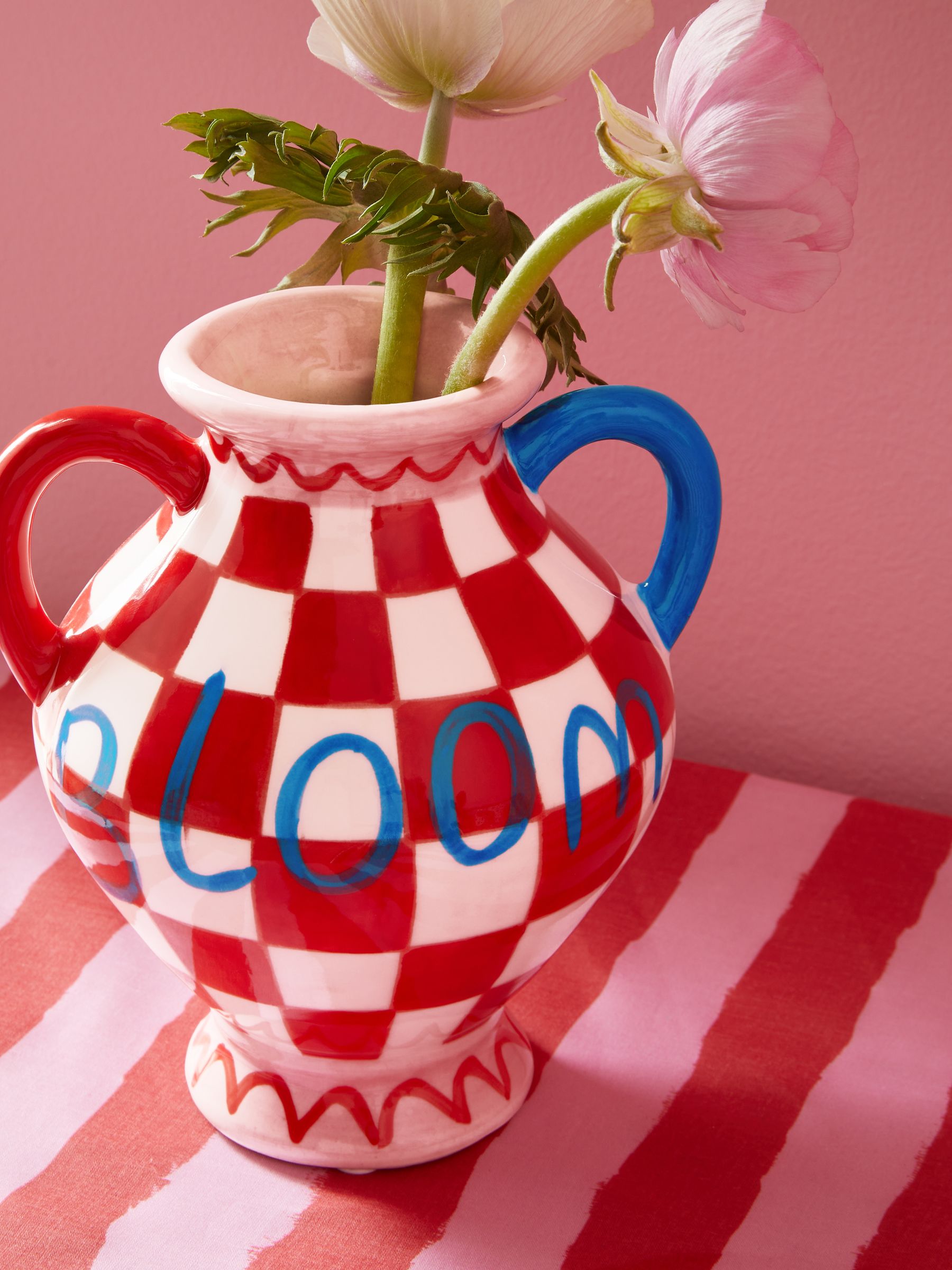 Buy Eleanor Bowmer Red/Pink Vases Set of 2 from the Next UK online shop