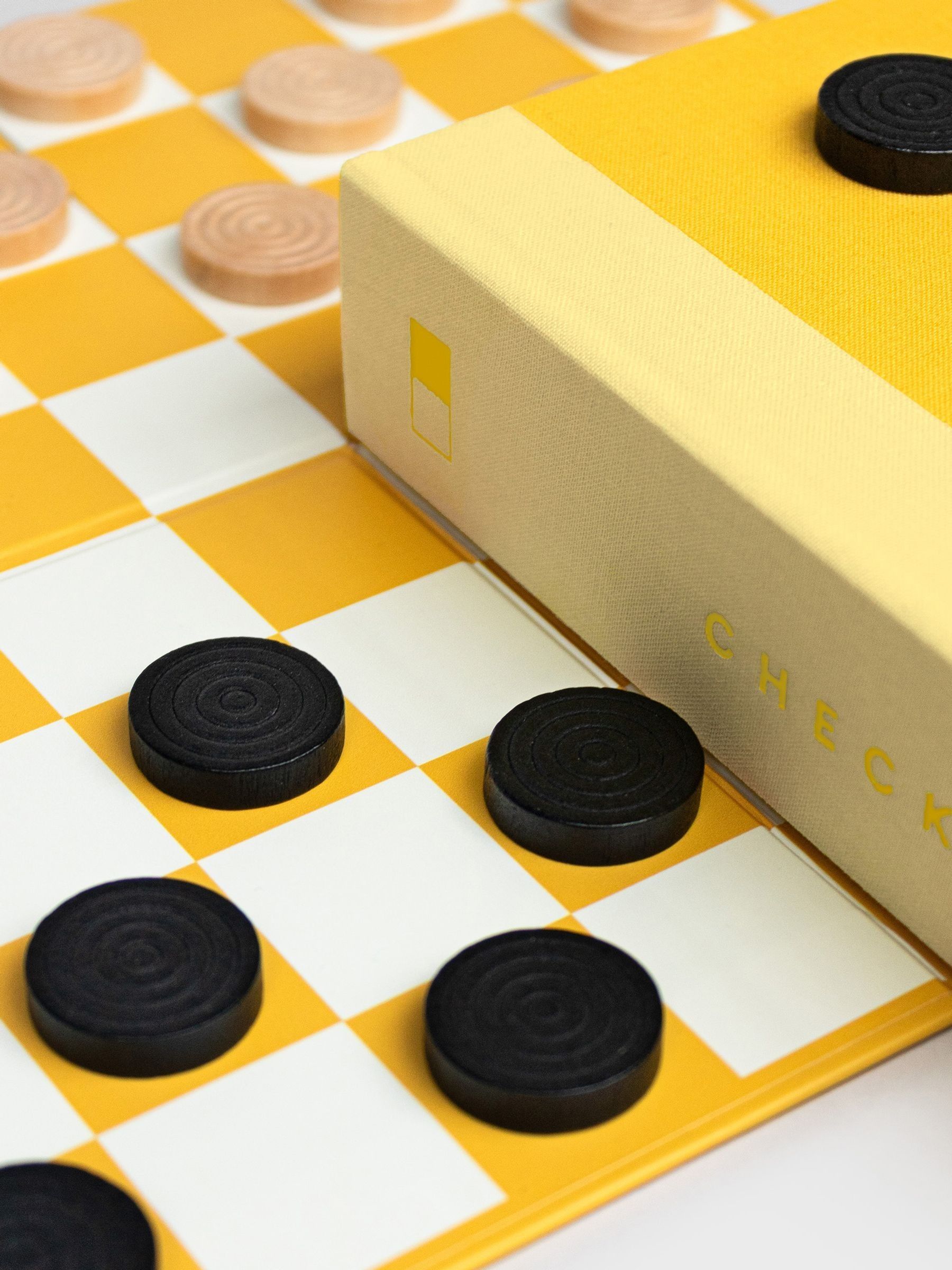 Buy Suck UK Yellow Checkers In A Book Board Game from the Next UK ...