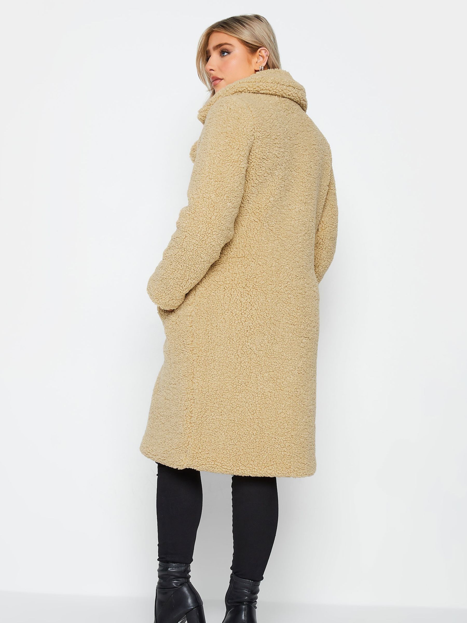 Buy M&Co Natural Borg Coat from the Next UK online shop