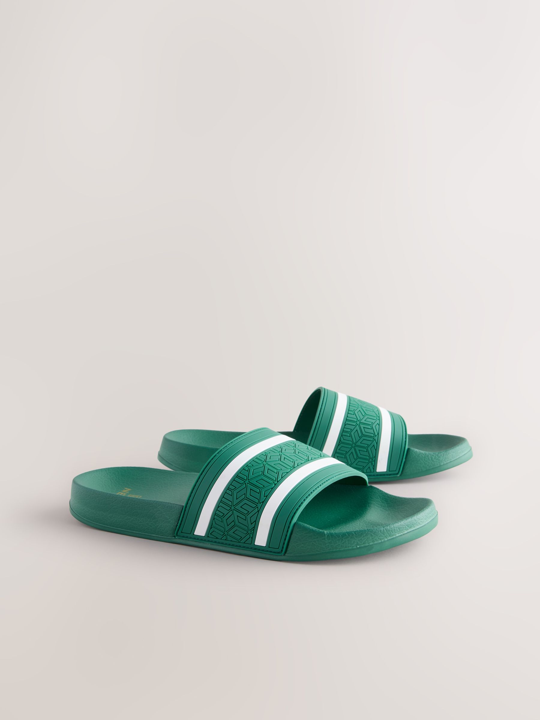 Buy Green Stripe Sliders from the Next UK online shop