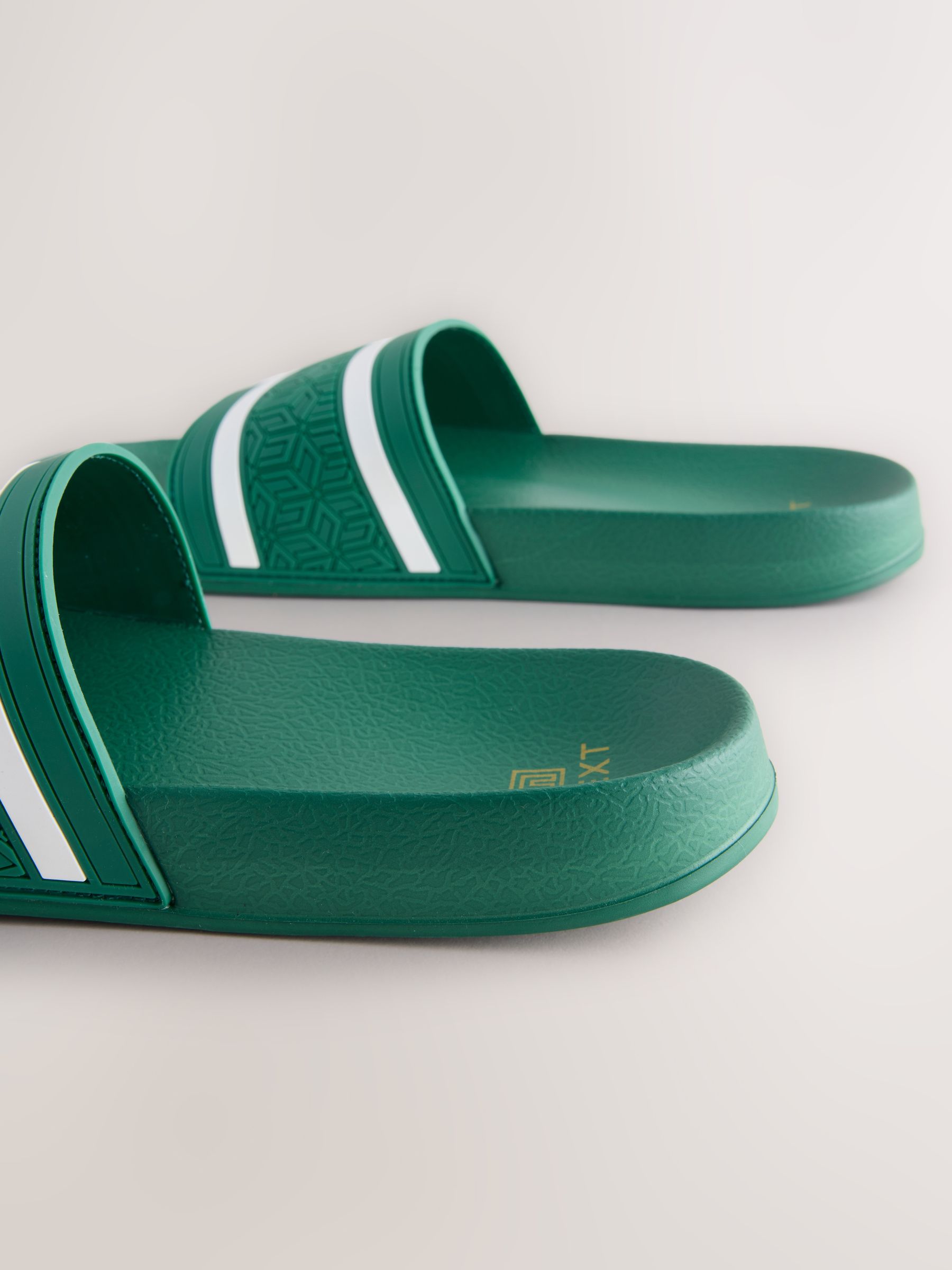 Buy Green Stripe Sliders from the Next UK online shop