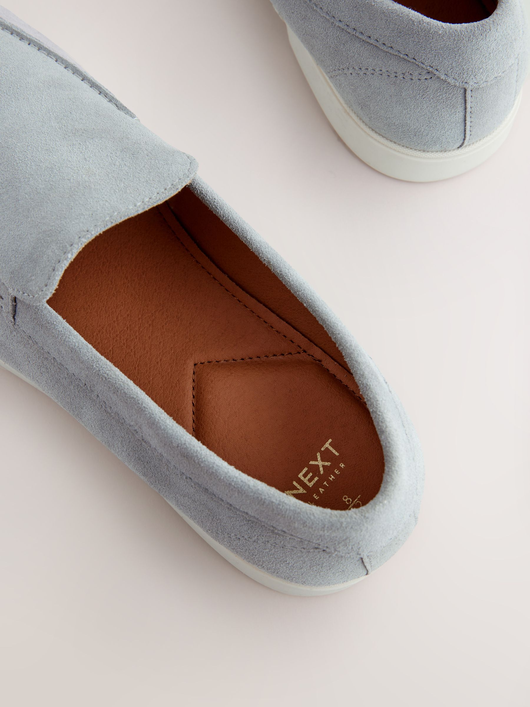 Buy Blue Suede Loafers from the Next UK online shop