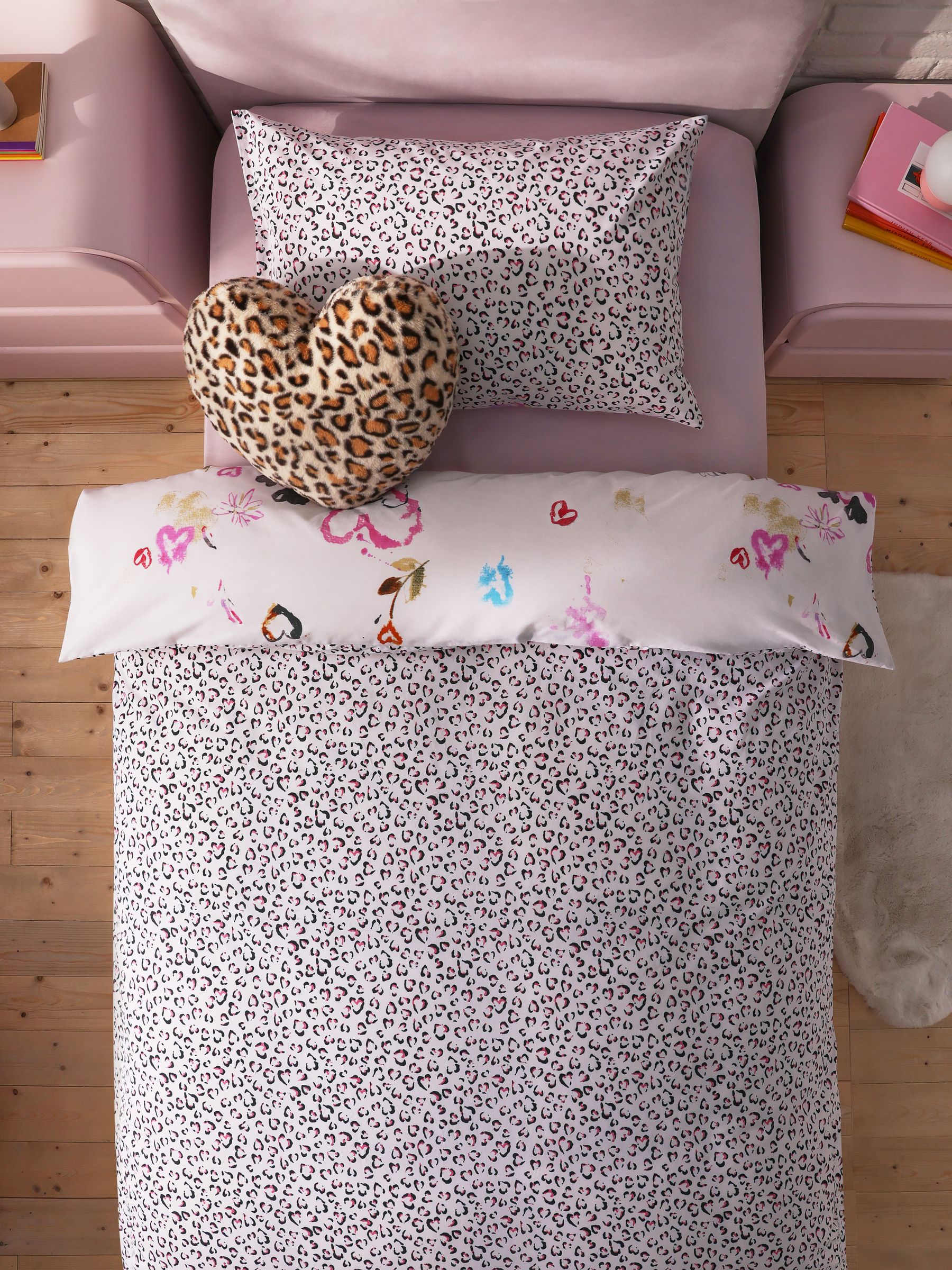 Buy Animal Print Printed Polycotton Duvet Cover and Pillowcase Bedding ...