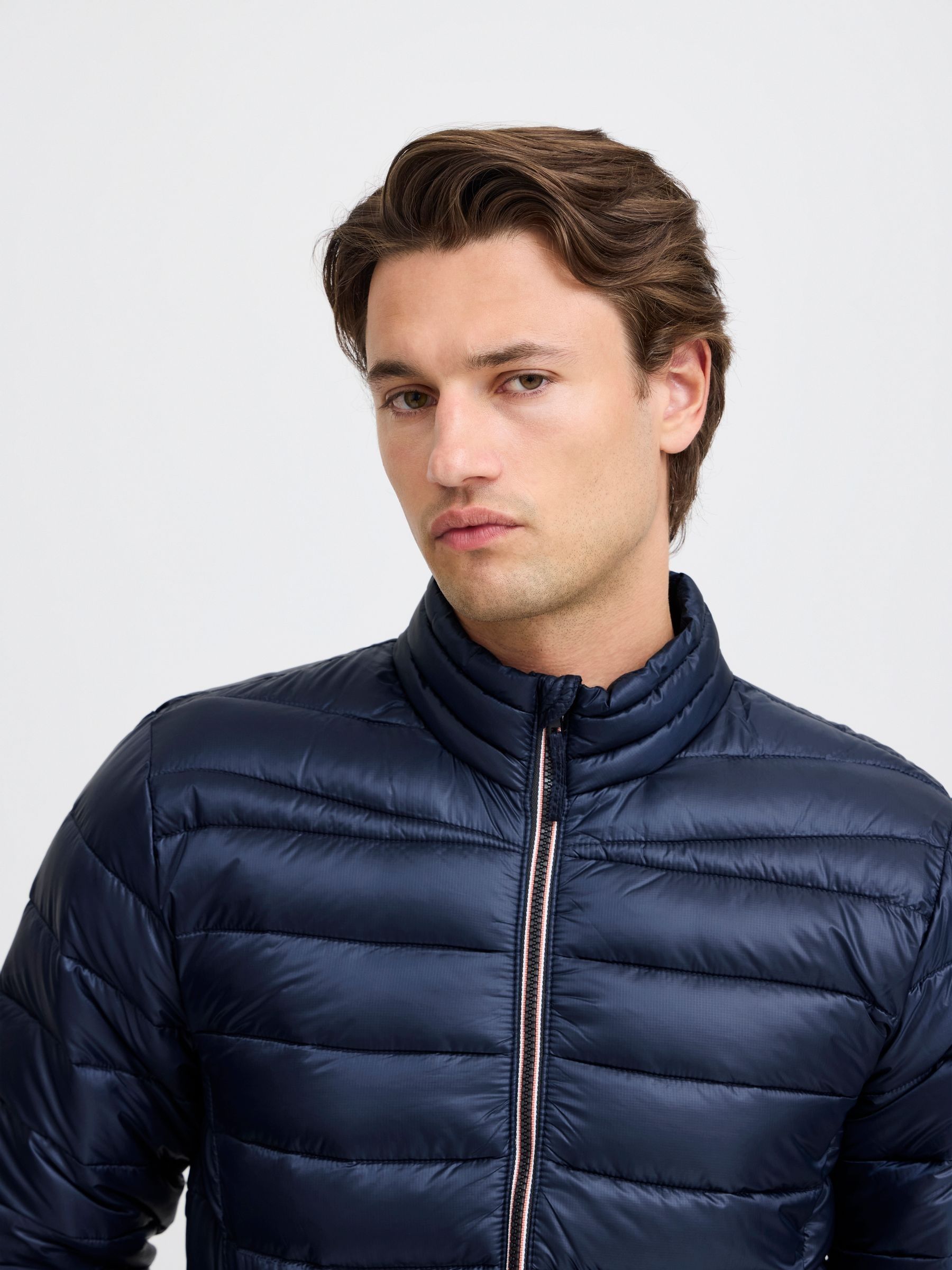 Buy Blend Blue Metallic Coated Jacket from the Next UK online shop