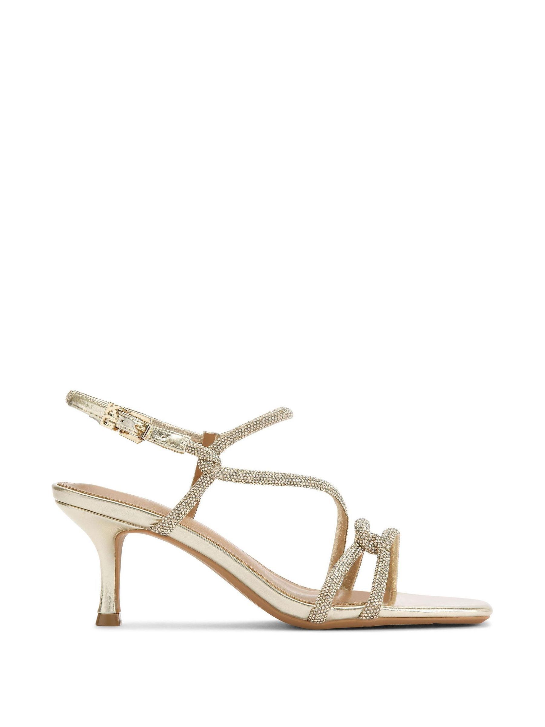 Buy KG Kurt Geiger Gold Chrome Audrey Sandals from the Next UK online shop