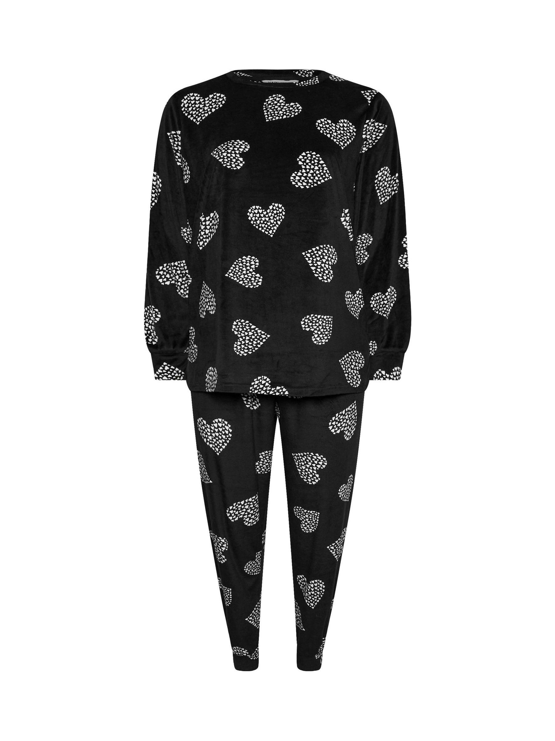 Buy Yours Curve Black Cluster Heart Lounge Set from the Next UK online shop