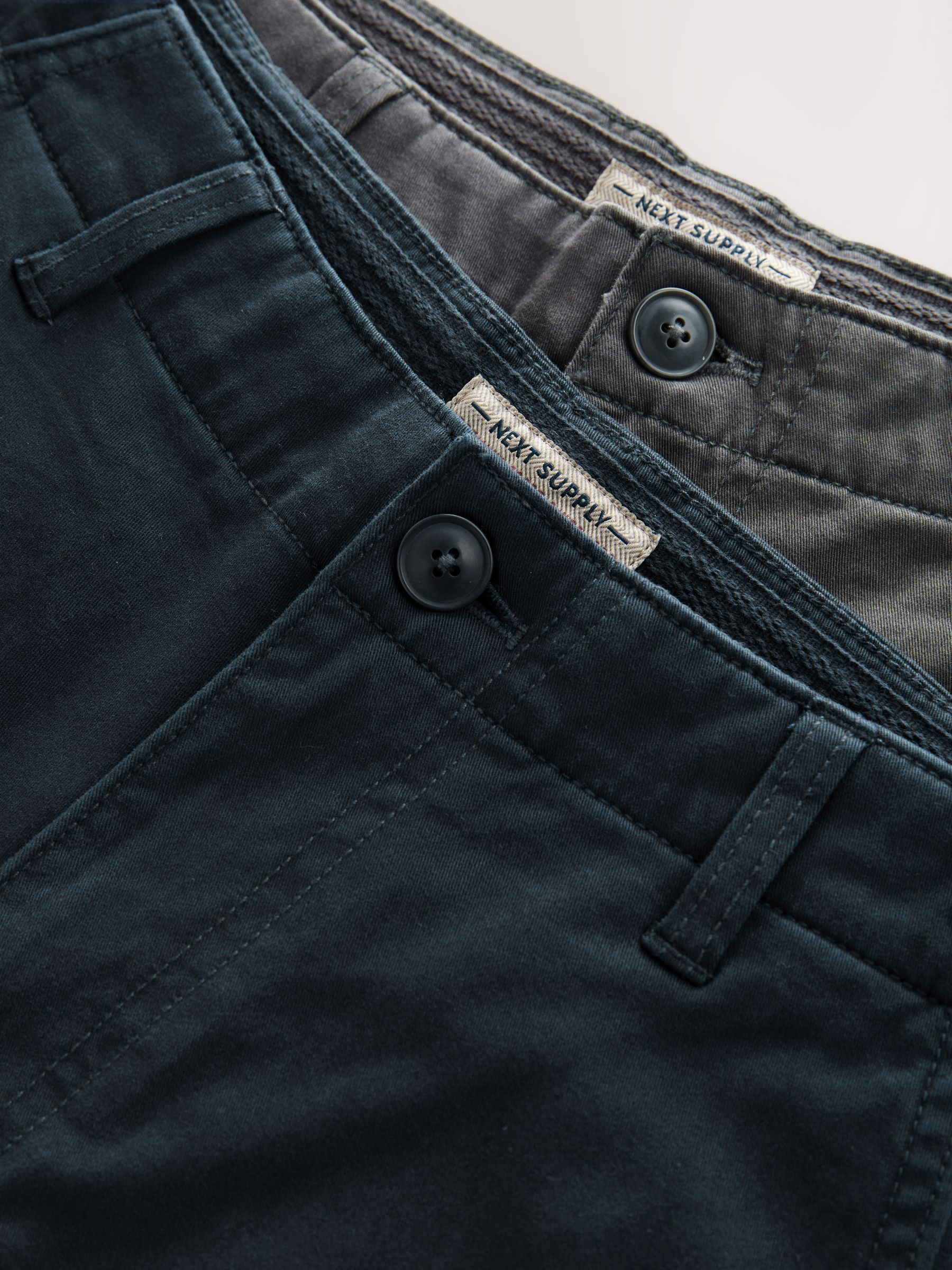 Buy Navy/Charcoal Stretch Cargo Shorts from the Next UK online shop