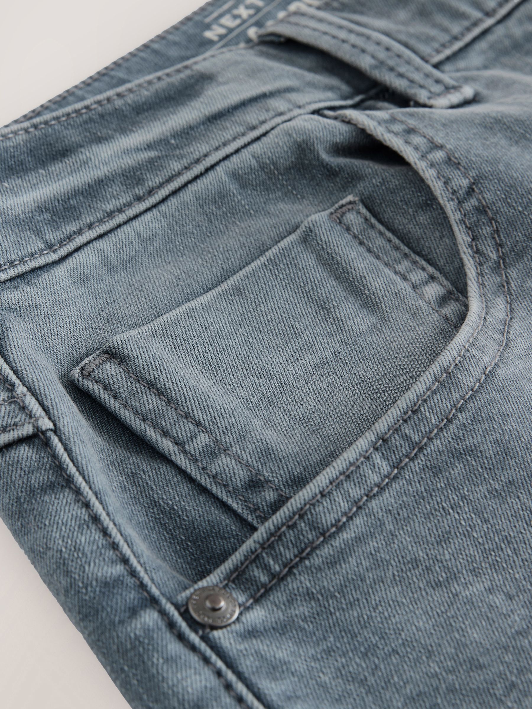 Buy Blue Slim Fit Stretch Denim Shorts from the Next UK online shop