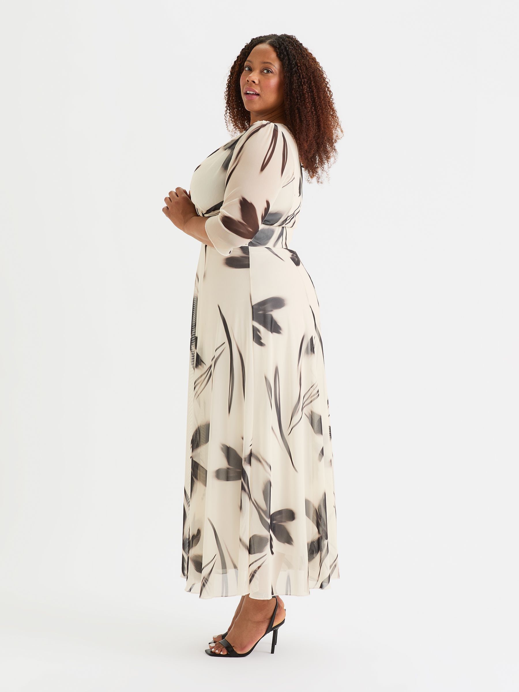 Buy Scarlett & Jo Cream Verity Maxi Gown from the Next UK online shop