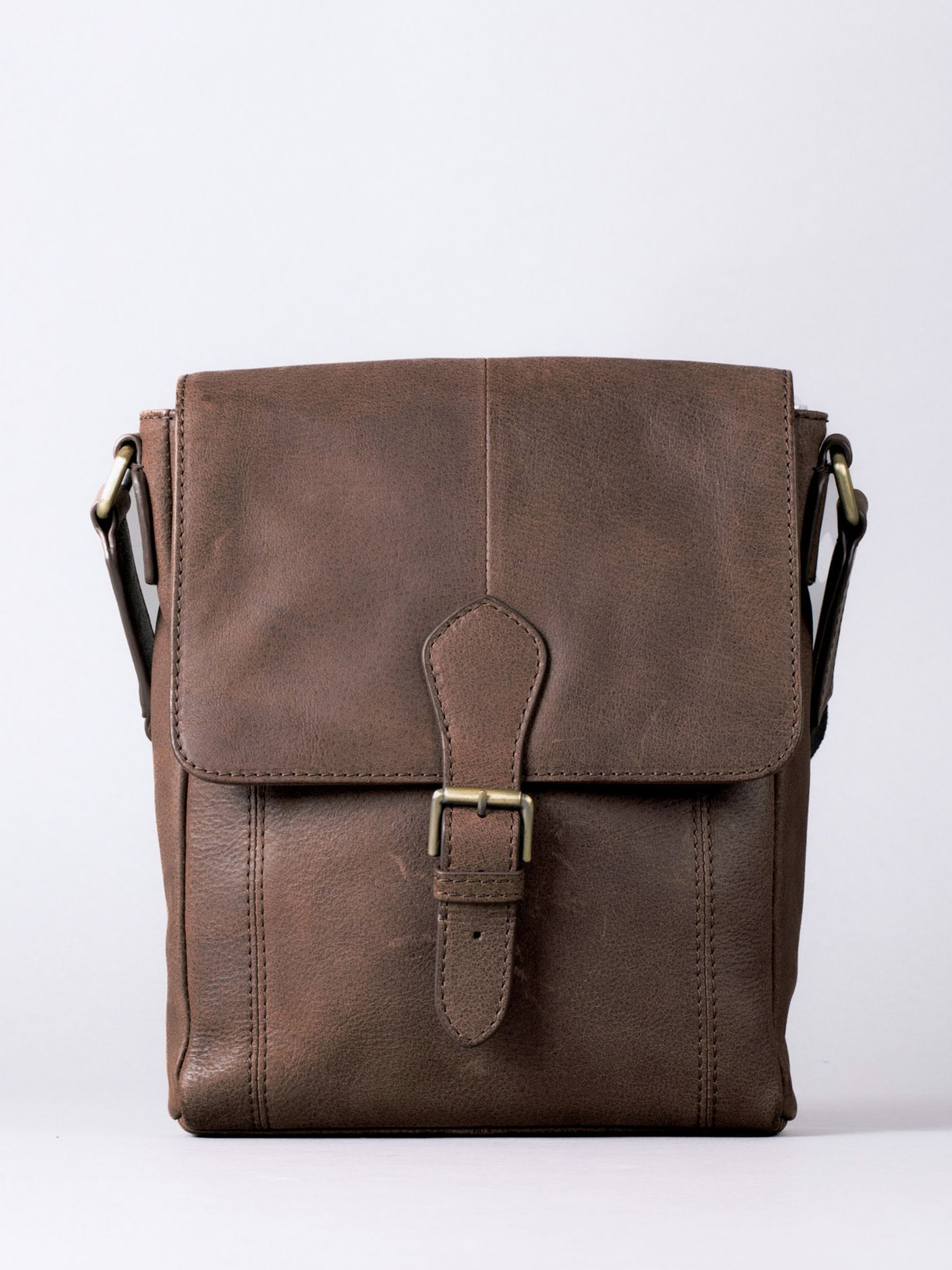 Buy Lakeland Leather Brown Hutton Reporter Bag from the Next UK online shop