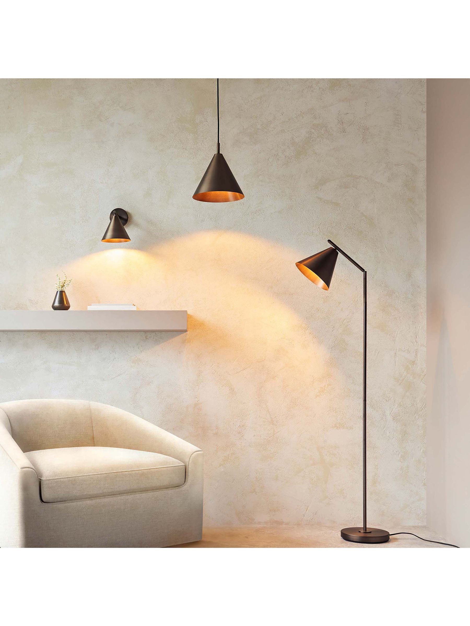 Buy Gallery Home Bronze Lance 1 Light Wall Light from the Next UK ...