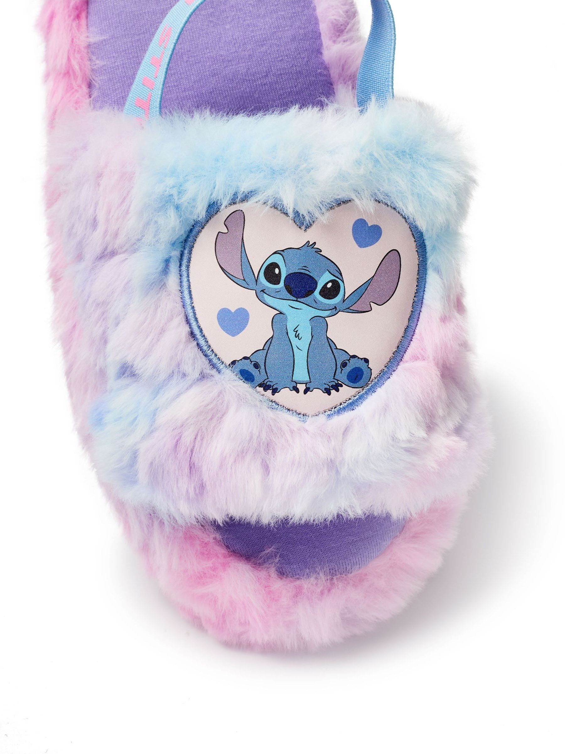 Buy Vanilla Underground Purple Womens Disney Stitch Fluffy Slipper ...