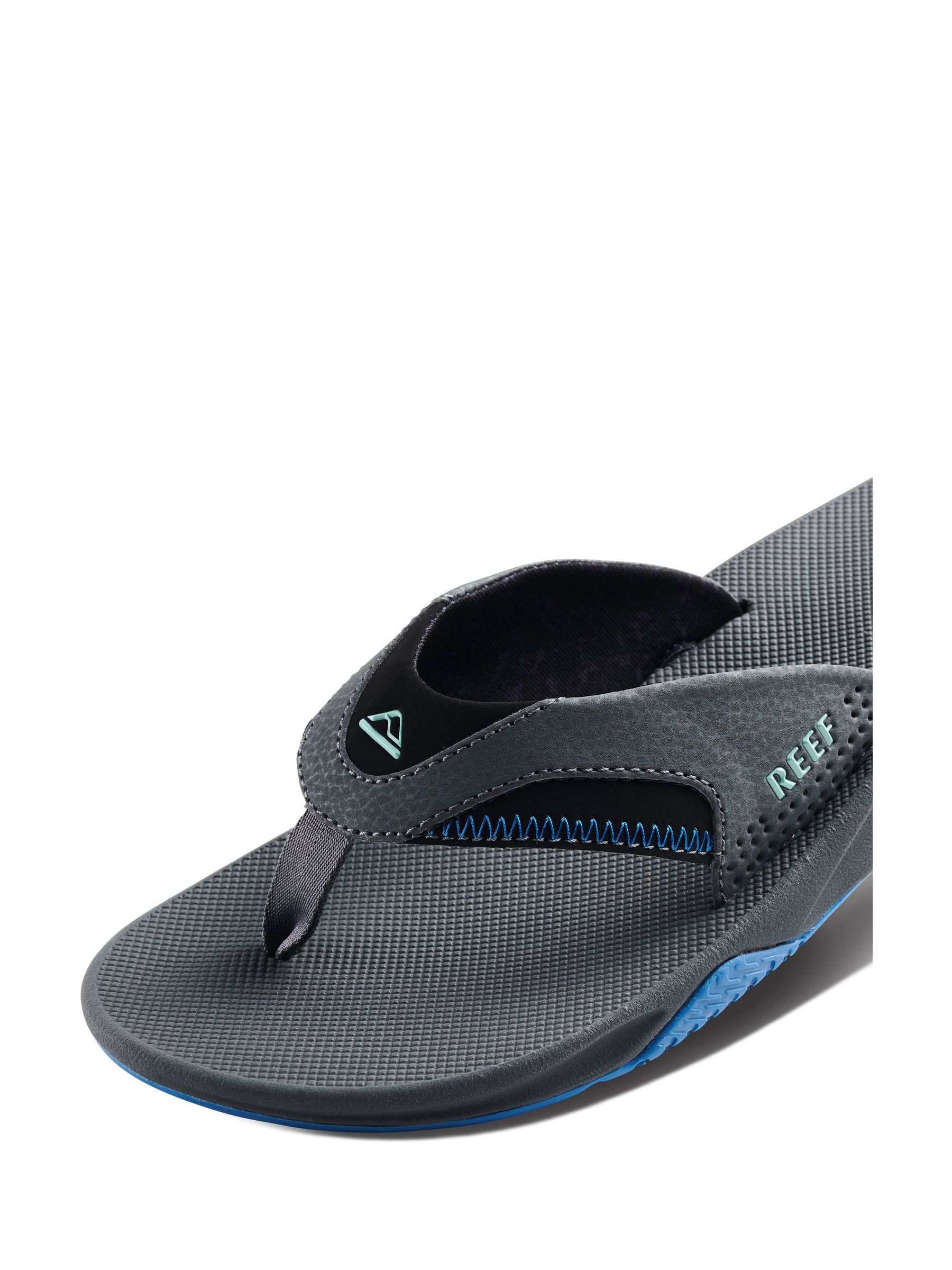 Buy Reef Dark Grey Fanning Flip Flops from the Next UK online shop