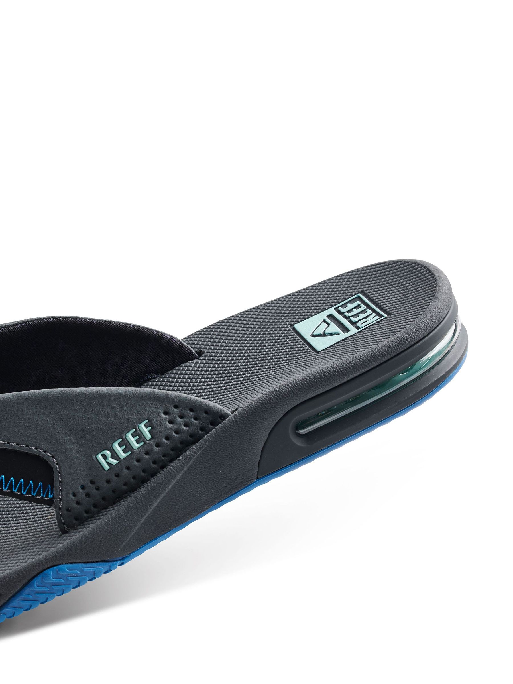 Buy Reef Dark Grey Fanning Flip Flops from the Next UK online shop