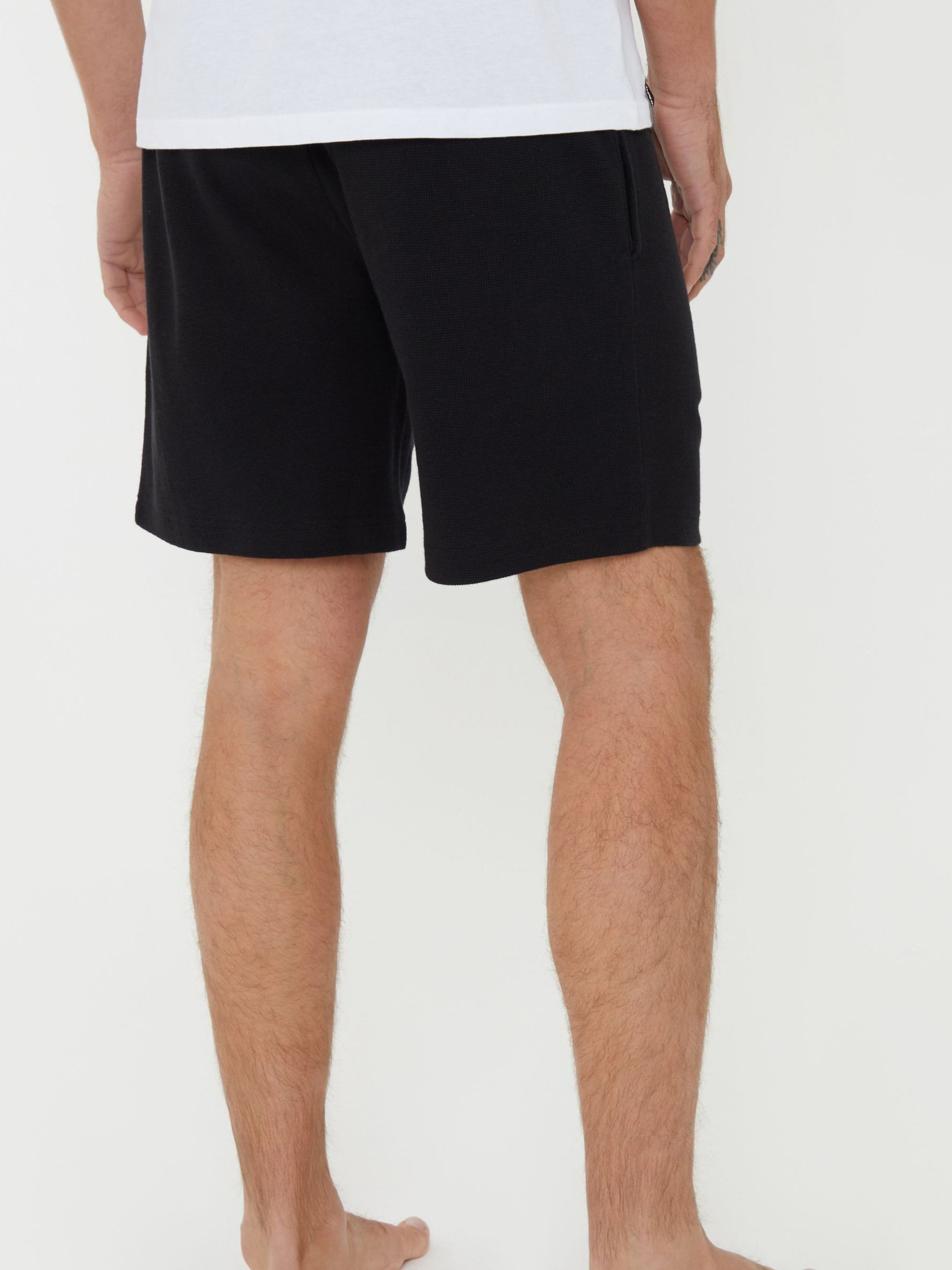 Buy Threadbare Black Waffle Texture Lounge Pyjamas from the Next UK ...