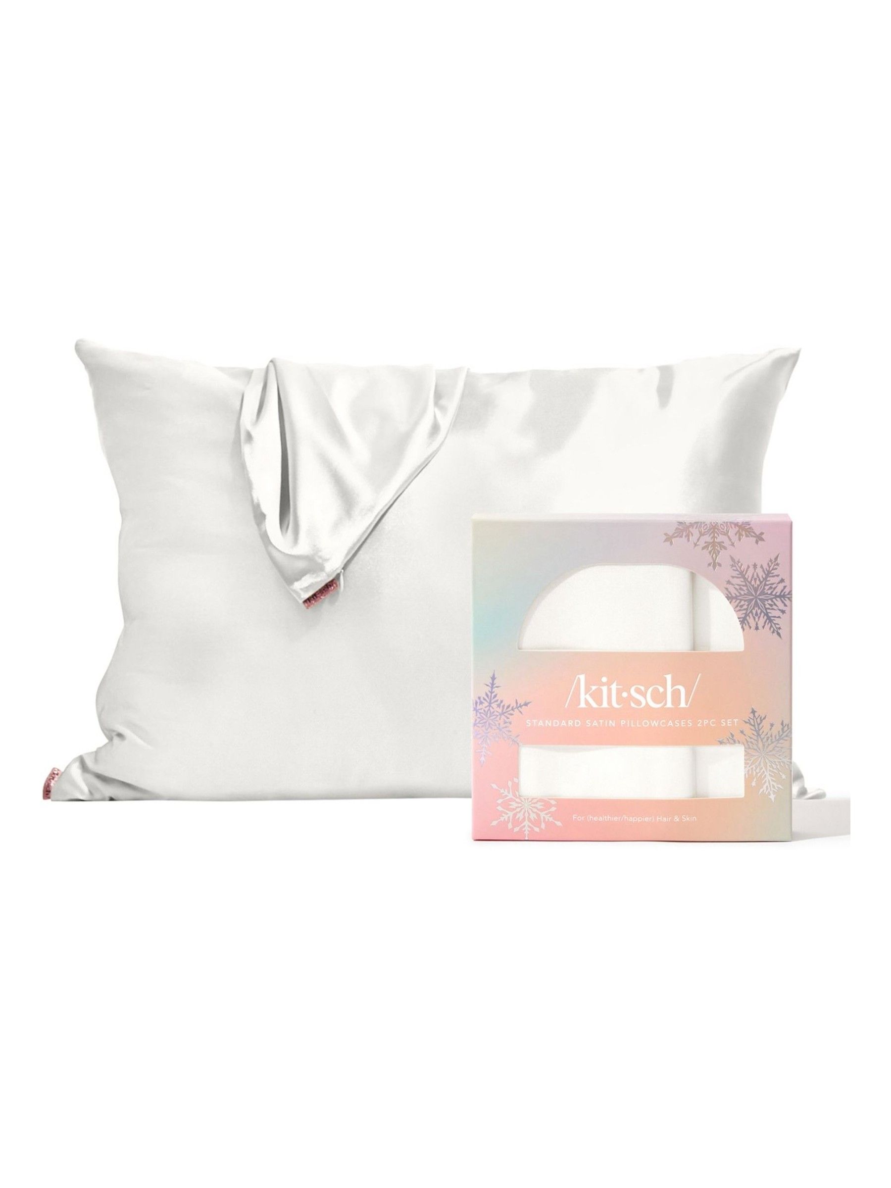 Buy Kitsch Limited Edition Satin Standard Pillowcase 2 Piece Set (worth ...