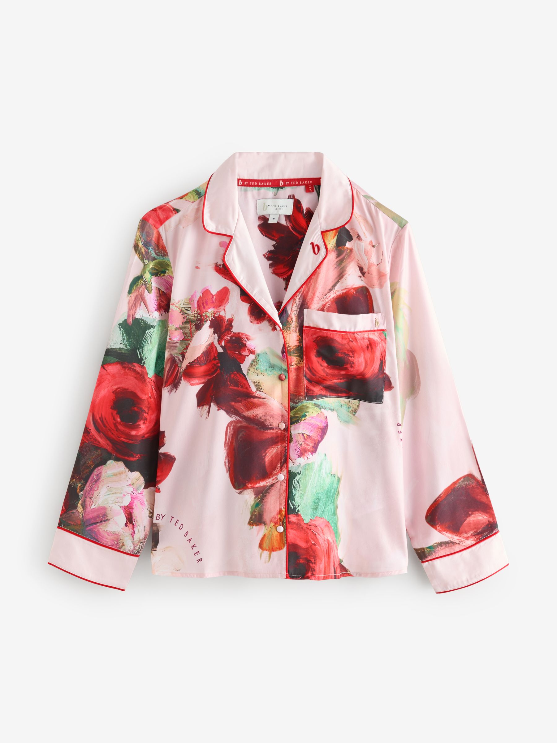 Buy B By Ted Baker Satin Button Through Pyjamas from the Next UK online ...