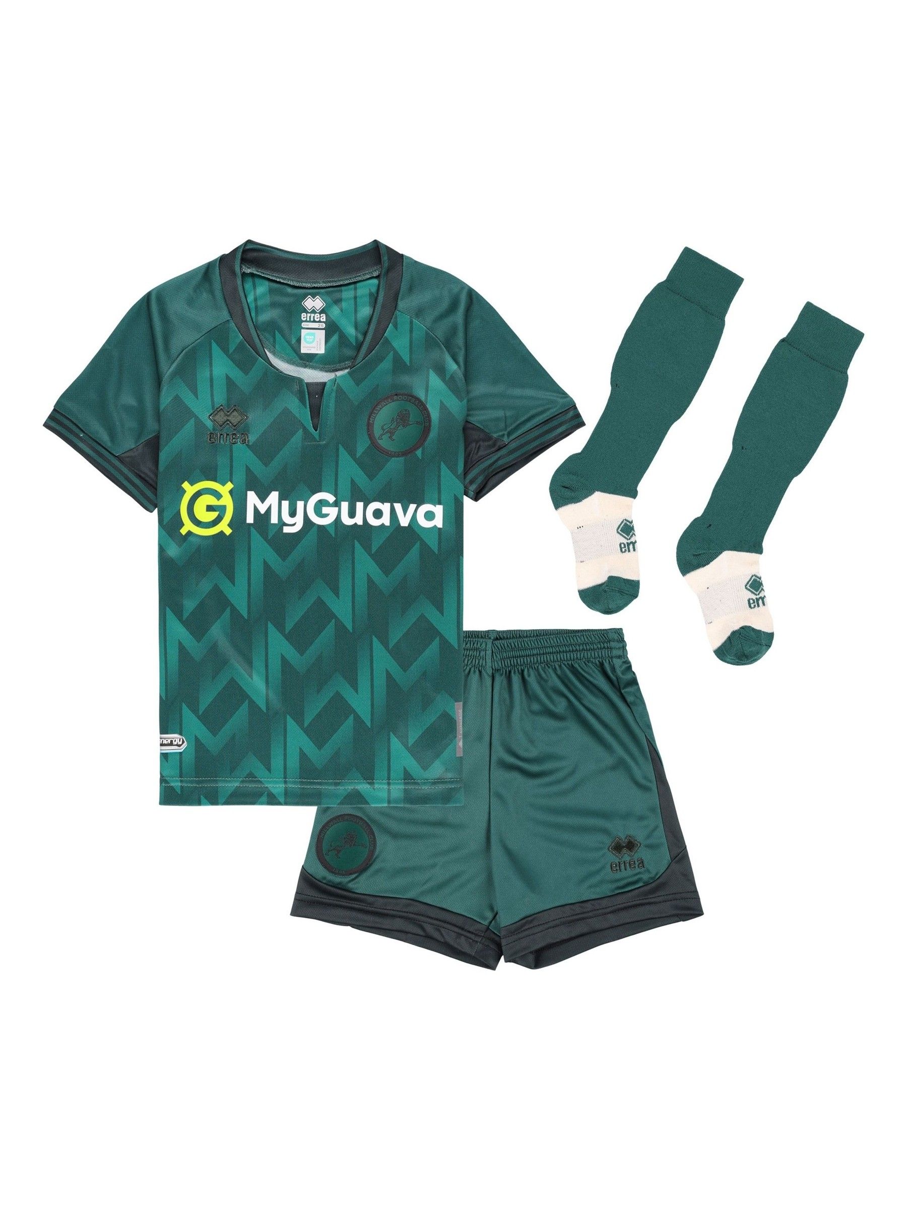 Buy Fanatics Green Millwall Away Mini Kit 2024-25 from the Next UK ...