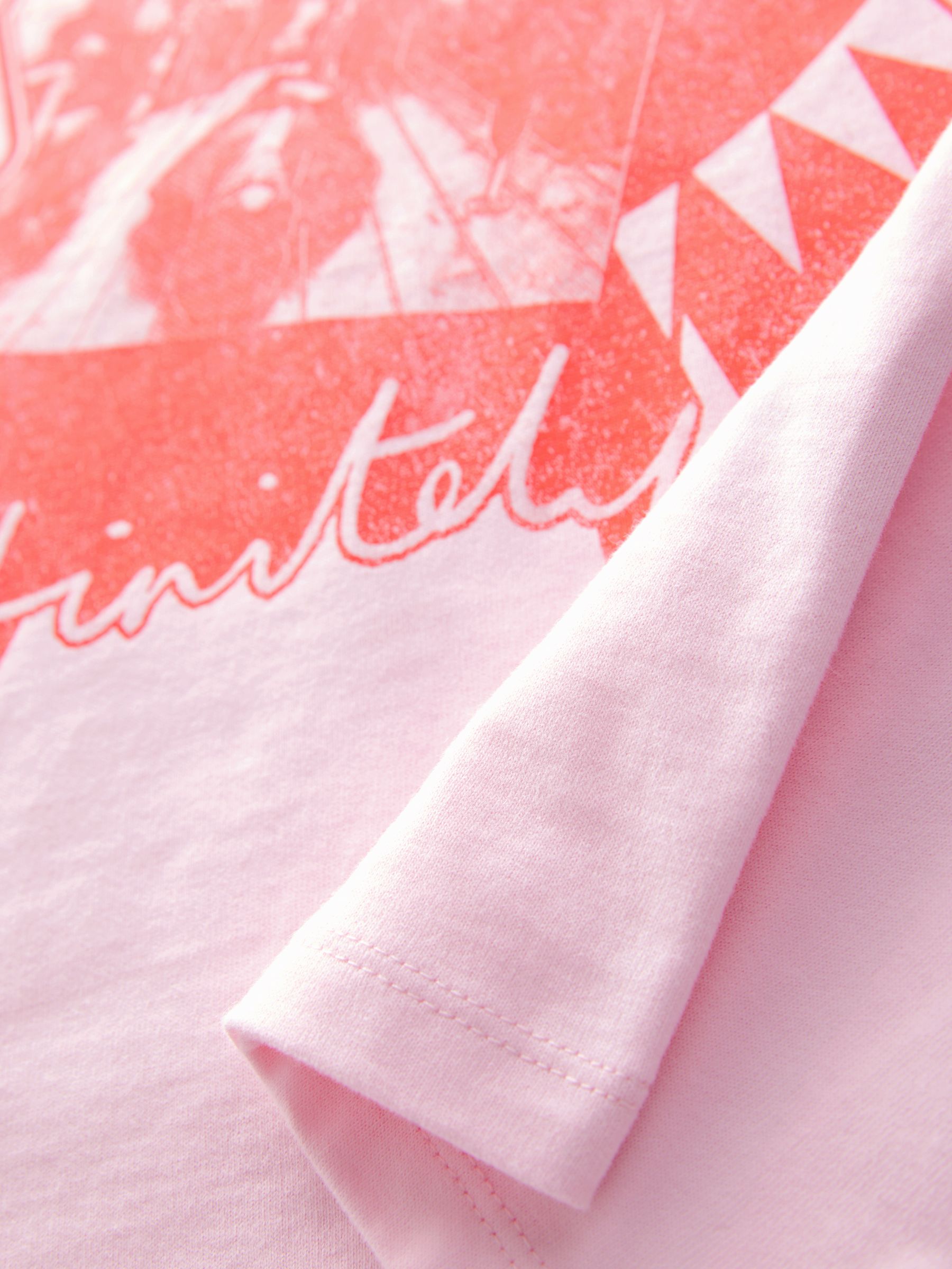 Buy Pink/Red Oversized Oasis Band T-Shirt (3-16yrs) from Next Ireland