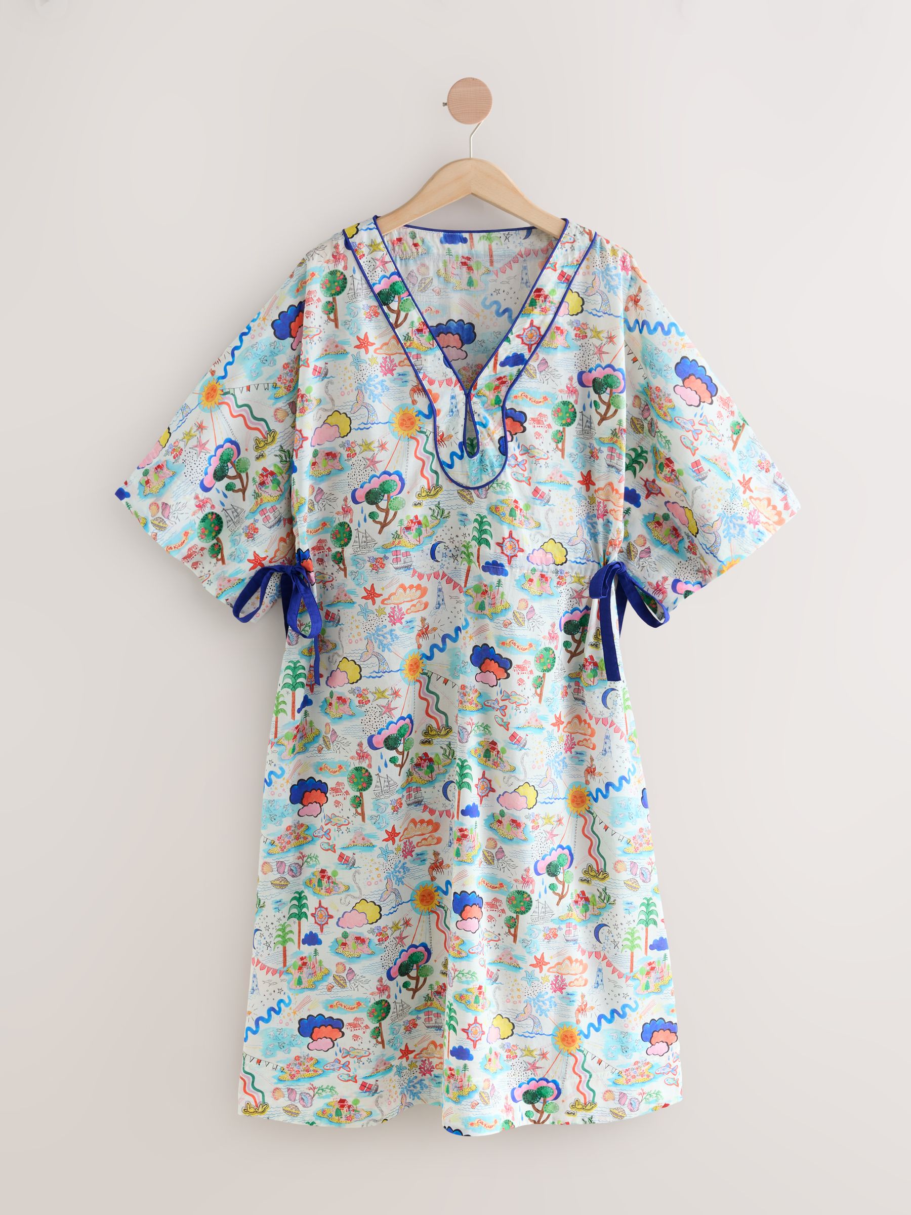 Buy Cath Kidston Sketchbook 100% Cotton Kaftan from Next Cyprus