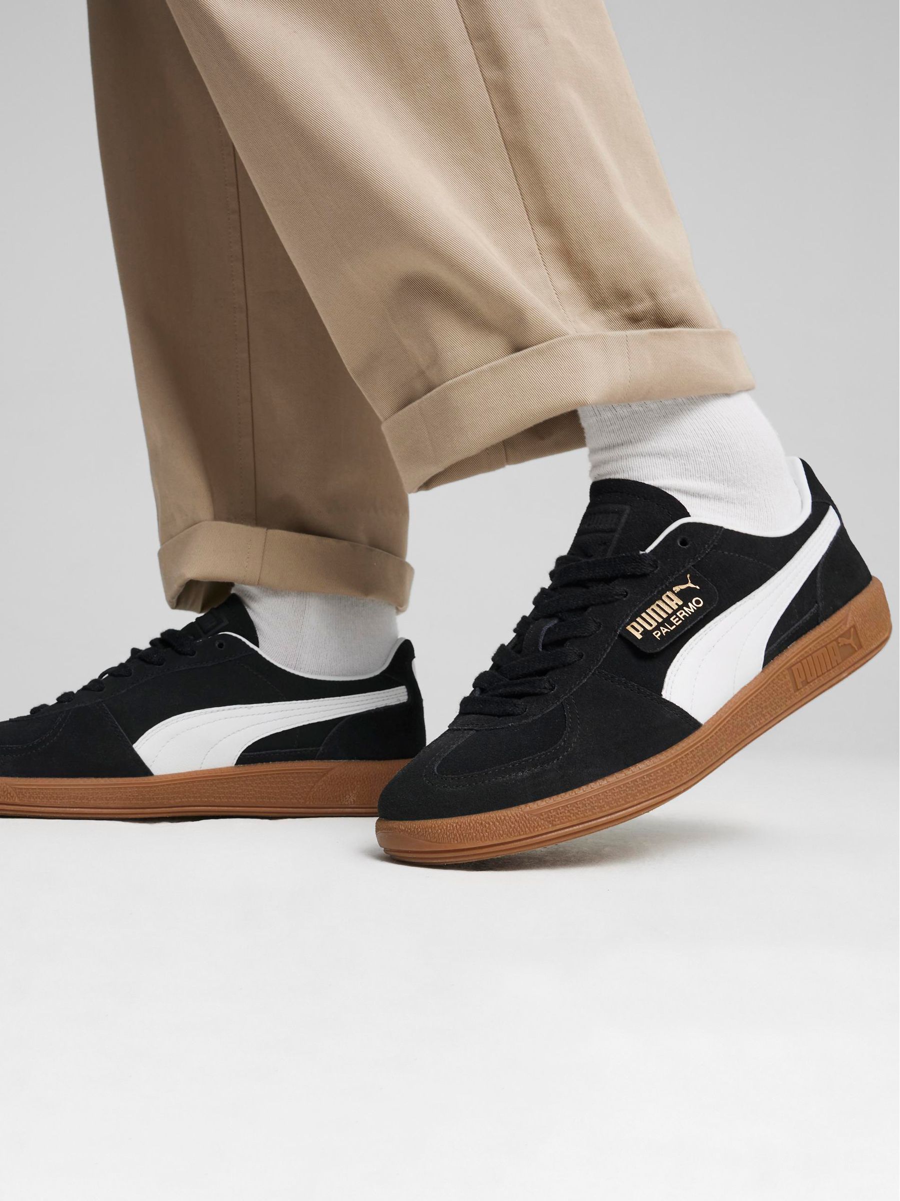 Buy Puma Black Mens Palermo Trainers from the Next UK online shop