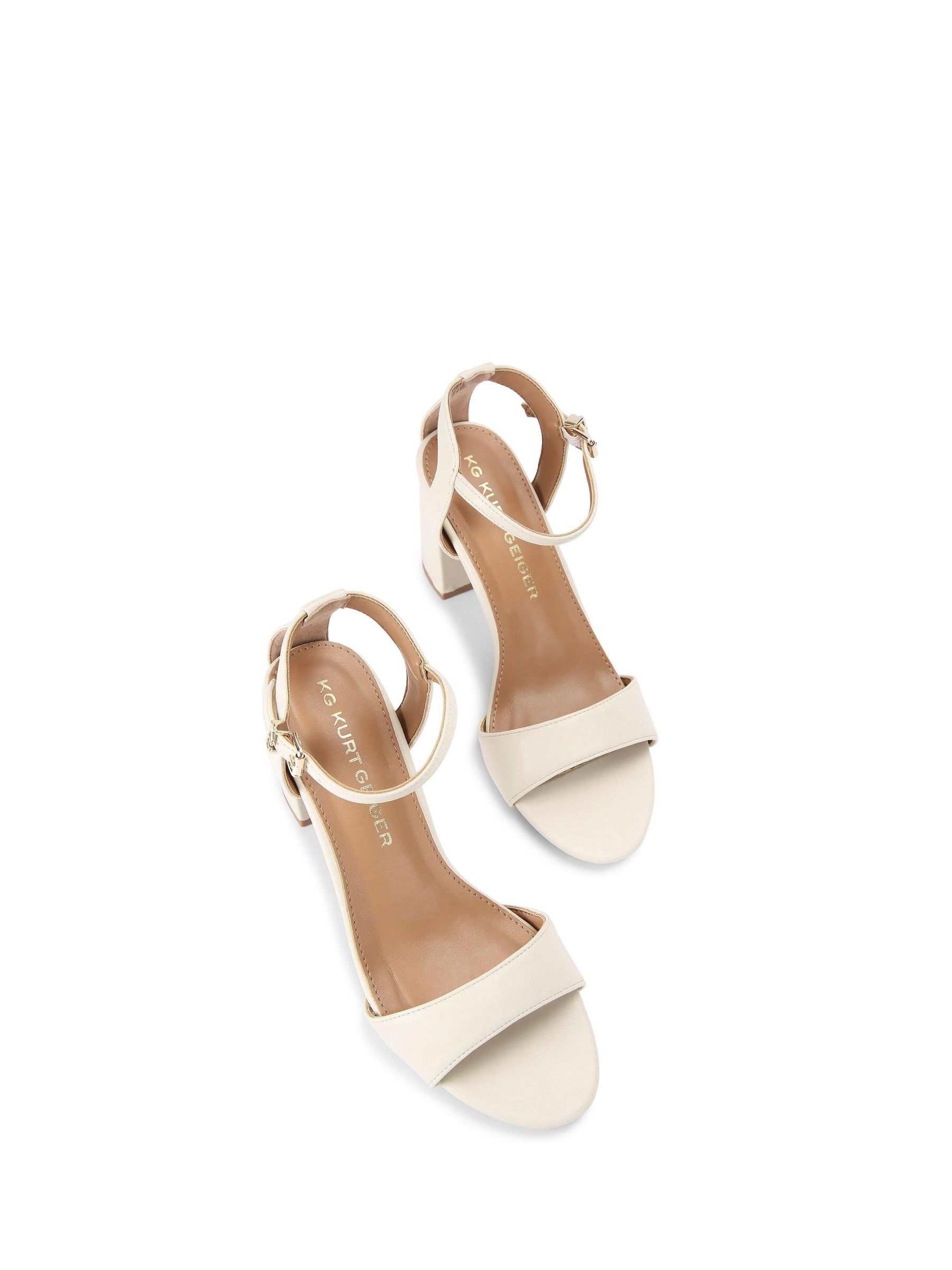 Buy KG Kurt Geiger Cream Fleur Bling Sandals from Next Thailand
