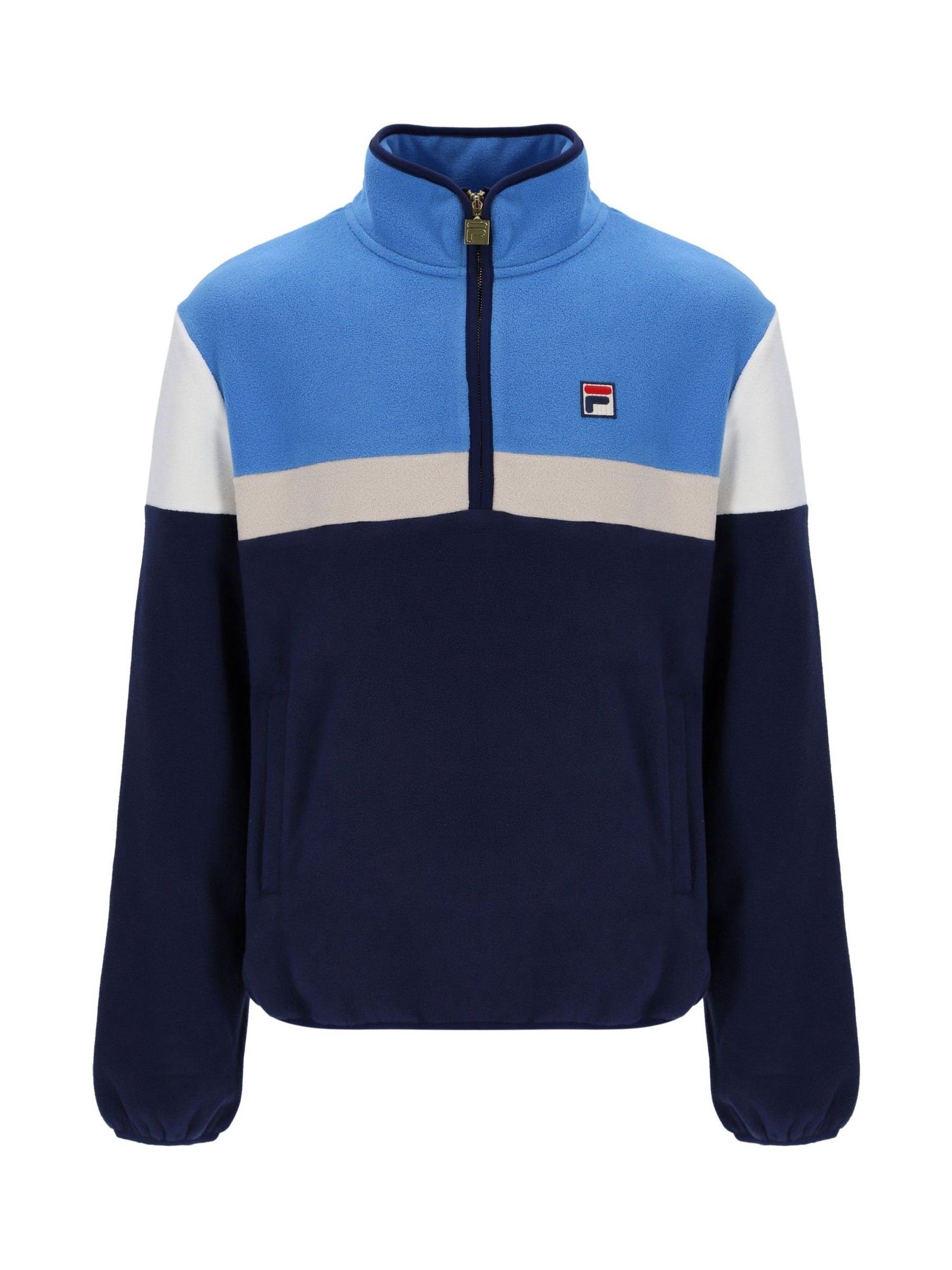 Buy Fila Blue Darwin Quarter Zip Fleece from the Next UK online shop